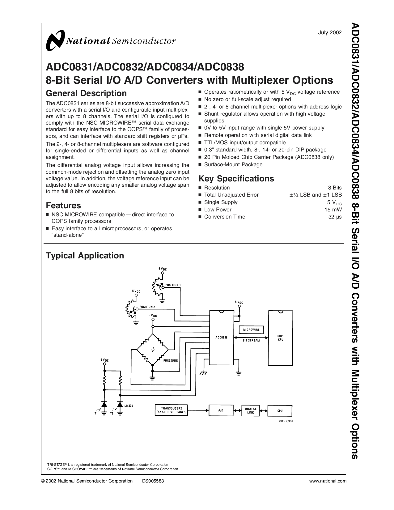 ADC0832CCN_（ST(意法半导体)）ADC0832CCN中文资料_价格_PDF手册-立创电子商城