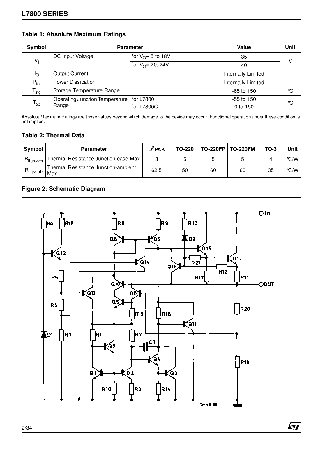 L7806CV-DG_（ST(意法半导体)）L7806CV-DG中文资料_价格_PDF手册-立创电子商城
