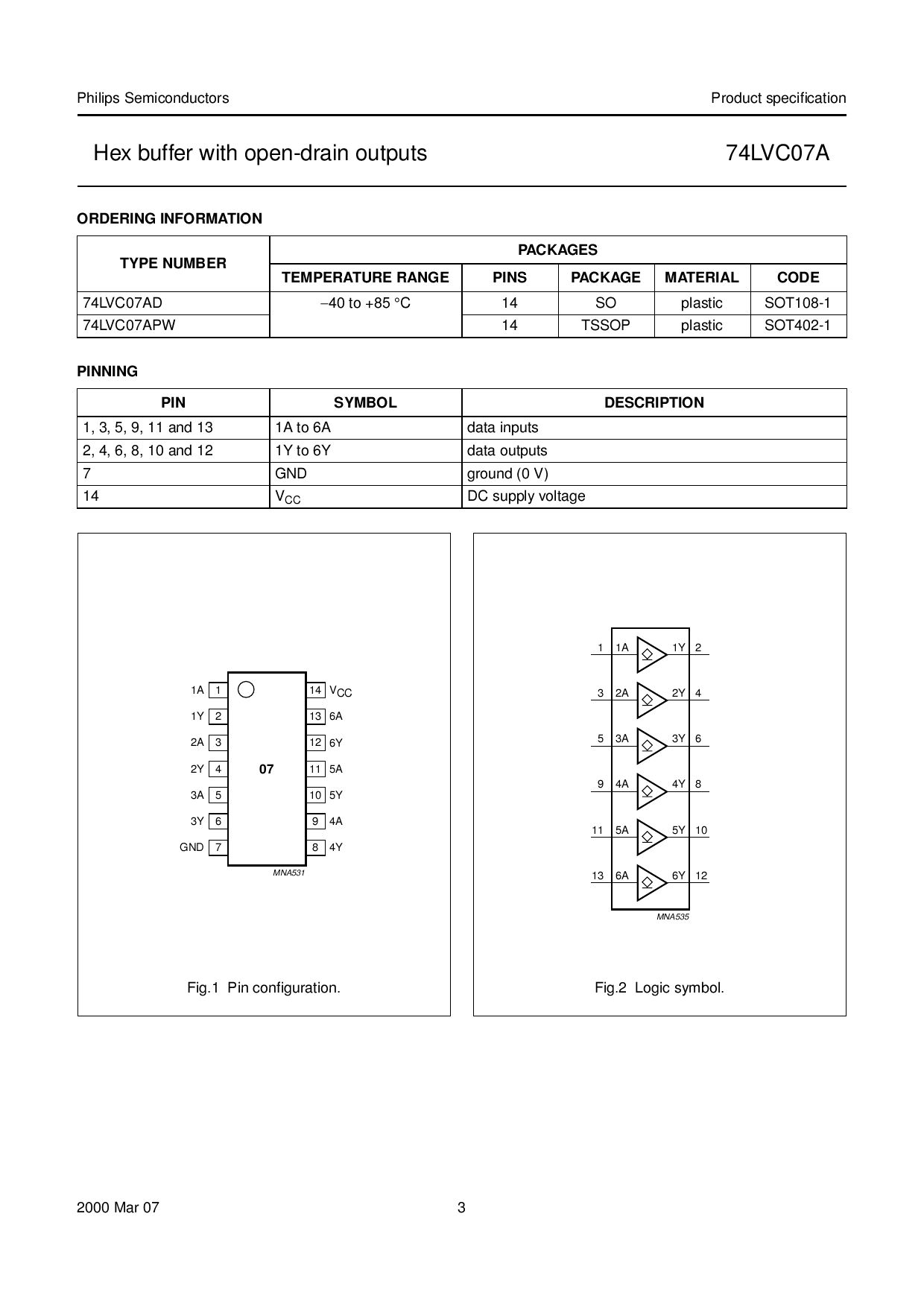 74LVC07AD,118_（Nexperia(安世)）74LVC07AD,118中文资料_价格_PDF手册-立创电子商城