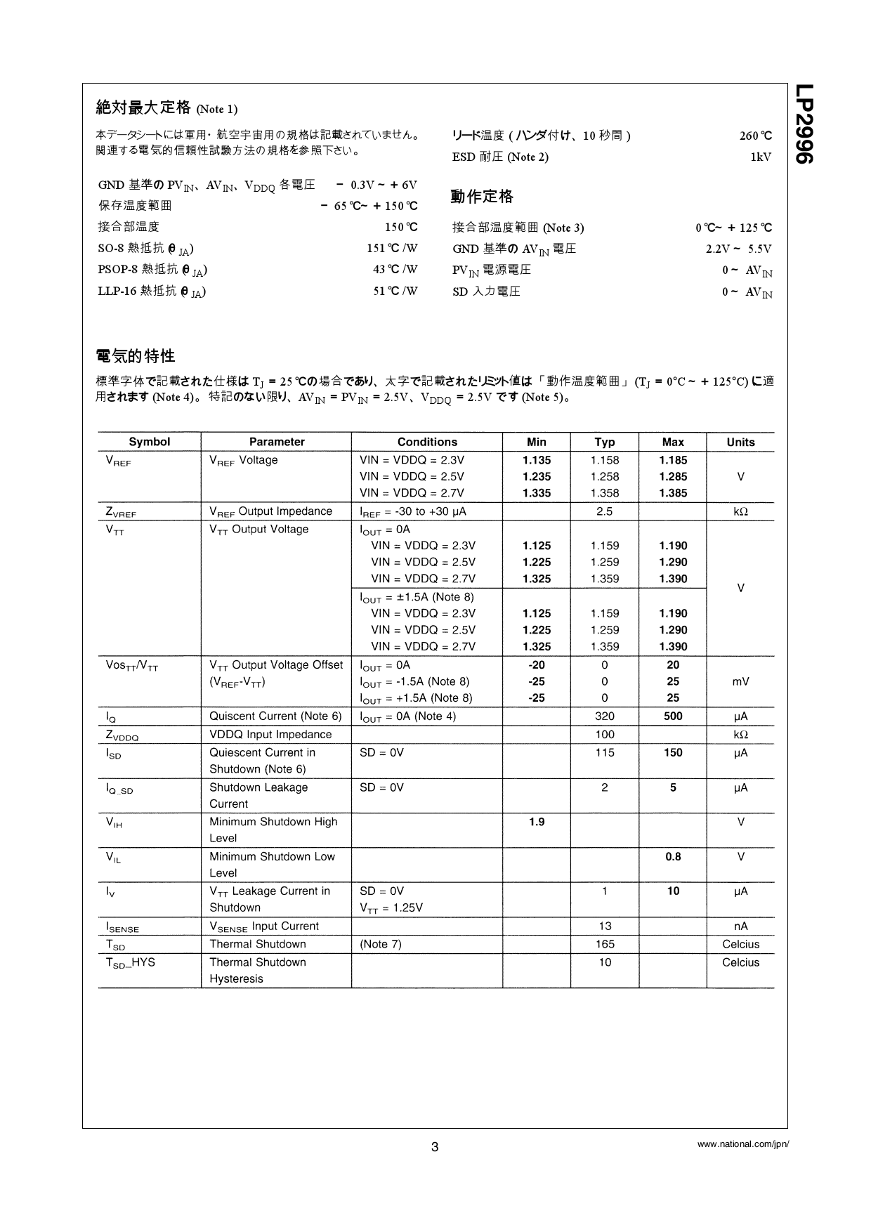 LP2996MX_（TI(德州仪器)）LP2996MX中文资料_价格_PDF手册-立创电子商城