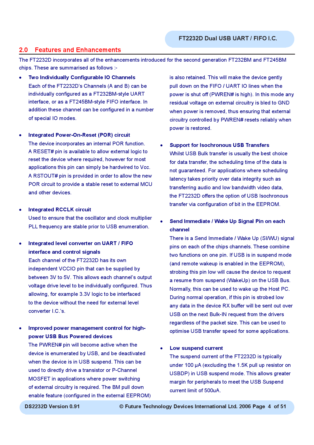 FT2232D_（FTDI(飞特帝亚)）FT2232D中文资料_价格_PDF手册-立创电子商城