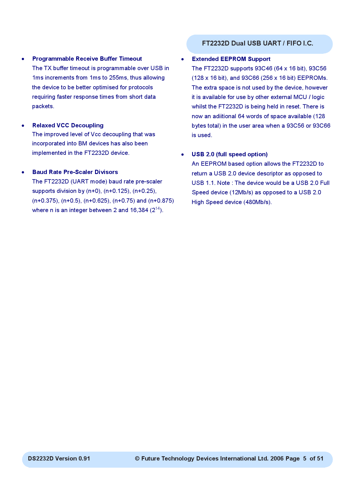 FT2232D_（FTDI(飞特帝亚)）FT2232D中文资料_价格_PDF手册-立创电子商城