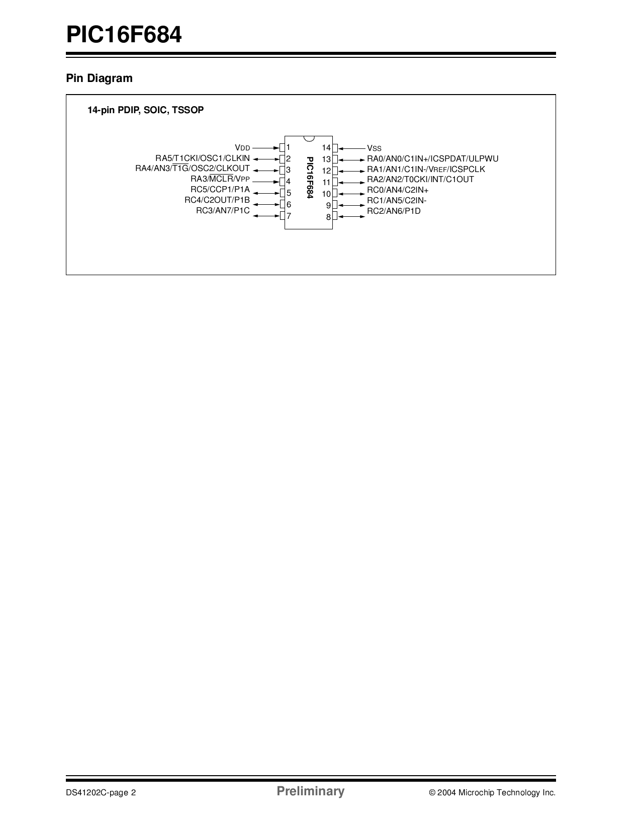 PIC16F684-I/SL_（MICROCHIP(美国微芯)）PIC16F684-I/SL中文资料_价格_PDF手册-立创电子商城