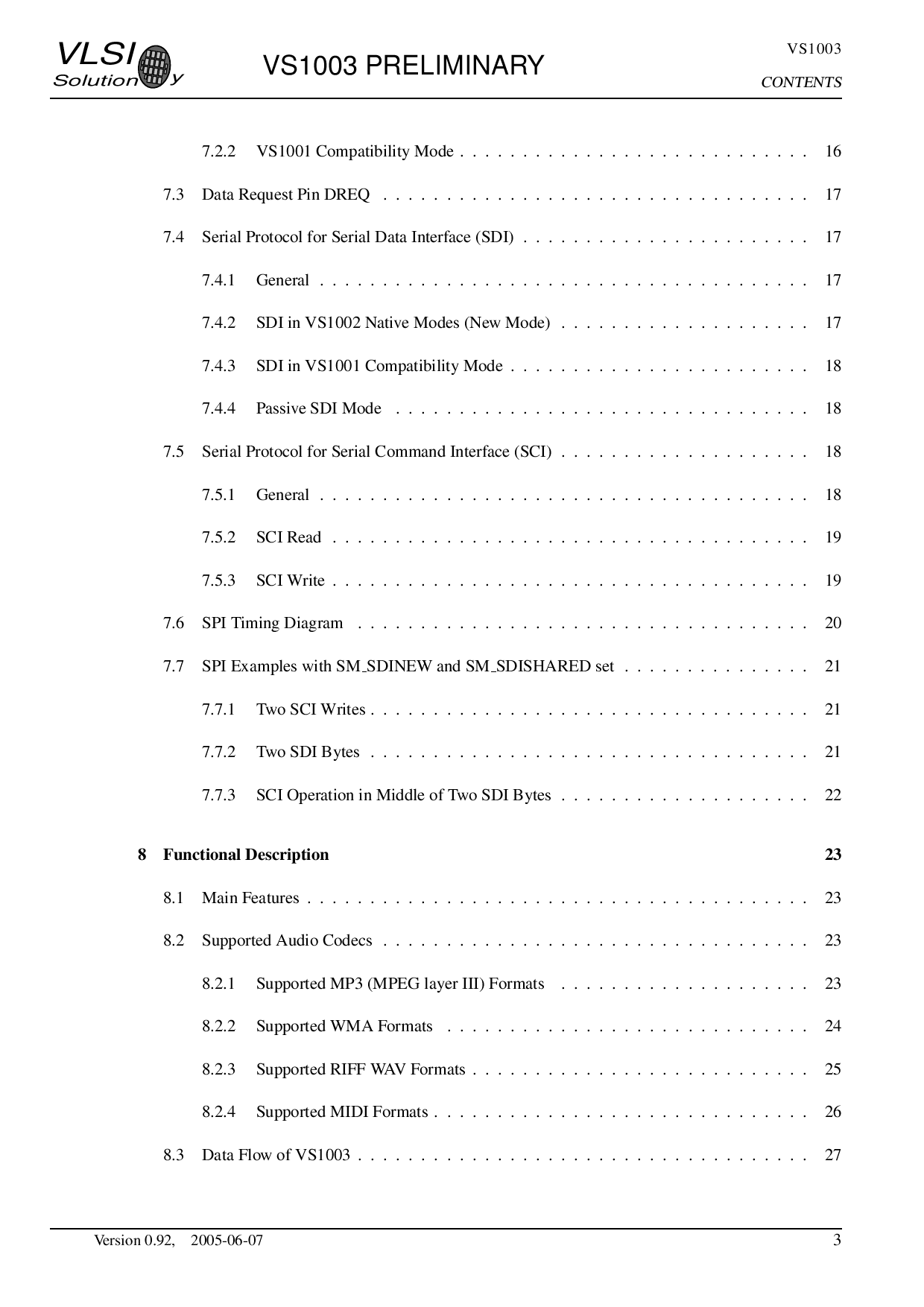 VS1003B-L_（VLSI）VS1003B-L中文资料_价格_PDF手册-立创电子商城