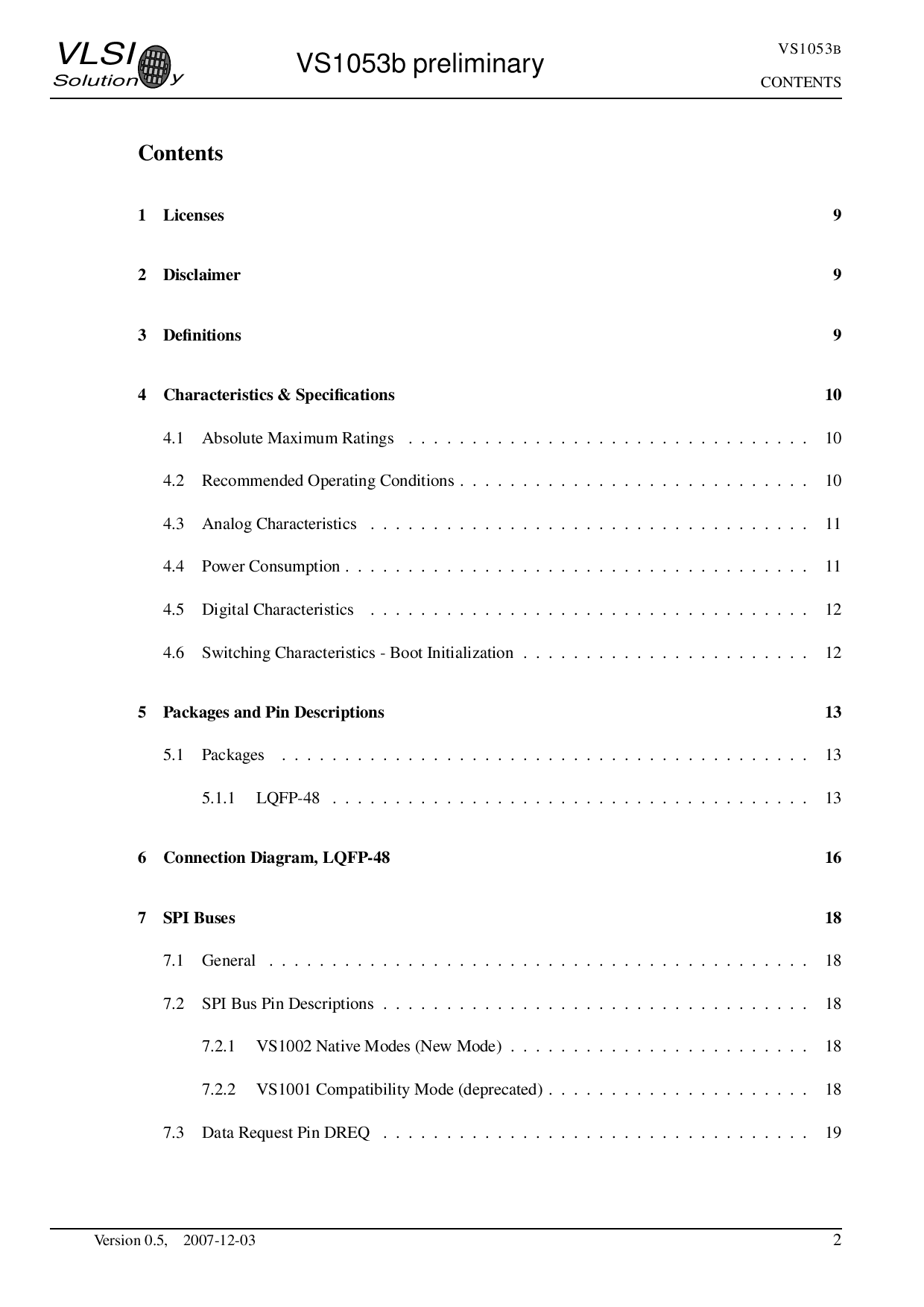VS1053B-L_（VLSI）VS1053B-L中文资料_价格_PDF手册-立创电子商城