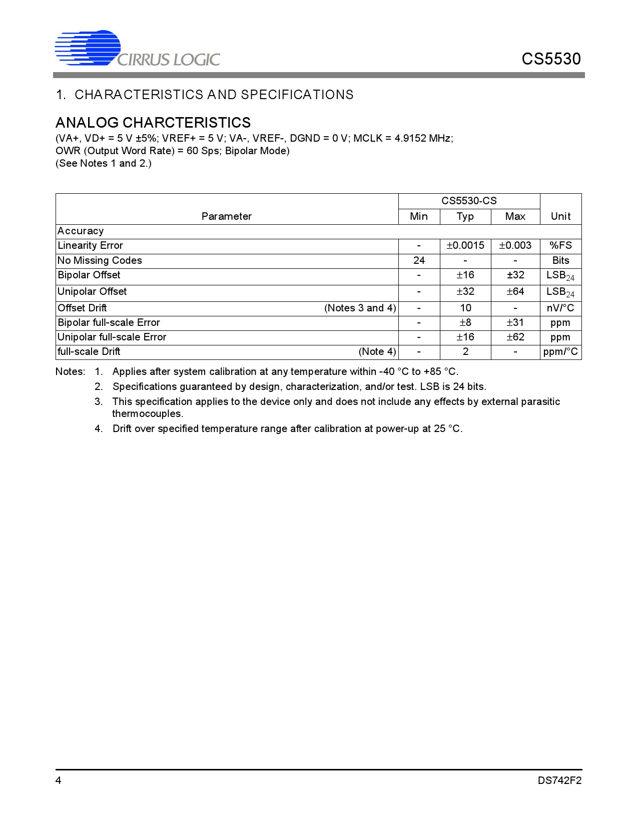 CS5530-ISZ_（Cirrus Logic(凌云)）CS5530-ISZ中文资料_价格_PDF手册-立创电子商城