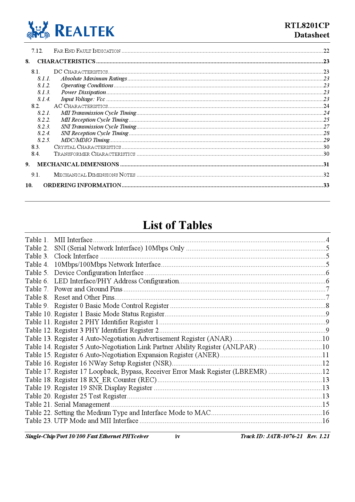 RTL8201CP-VD-LF_（REALTEK(瑞昱)）RTL8201CP-VD-LF中文资料_价格_PDF手册-立创电子商城