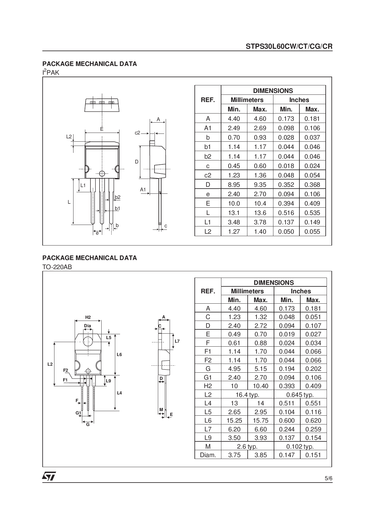 STPS30L60CT_（ST(意法半导体)）STPS30L60CT中文资料_价格_PDF手册-立创电子商城