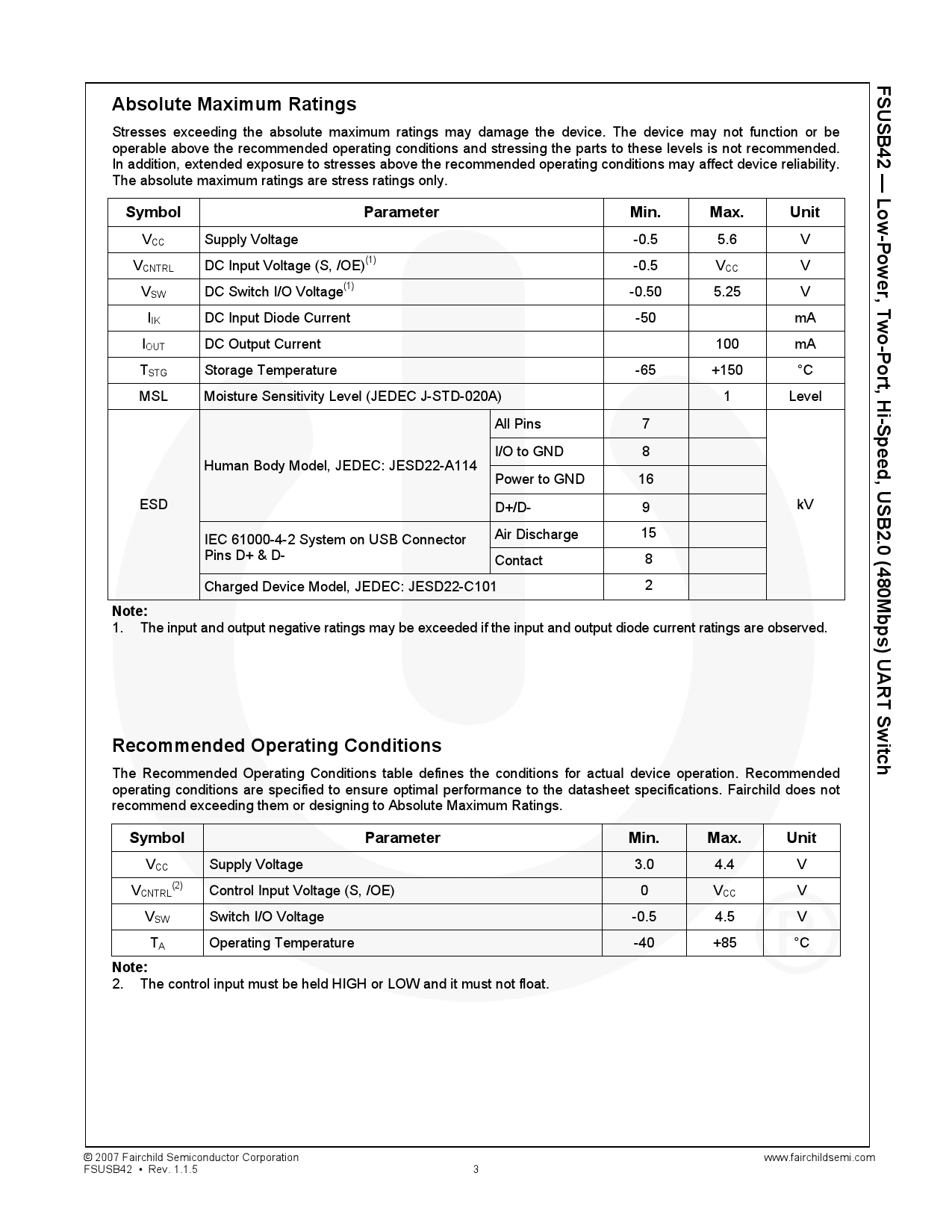 FSUSB42MUX_（onsemi(安森美)）FSUSB42MUX中文资料_价格_PDF手册-立创电子商城