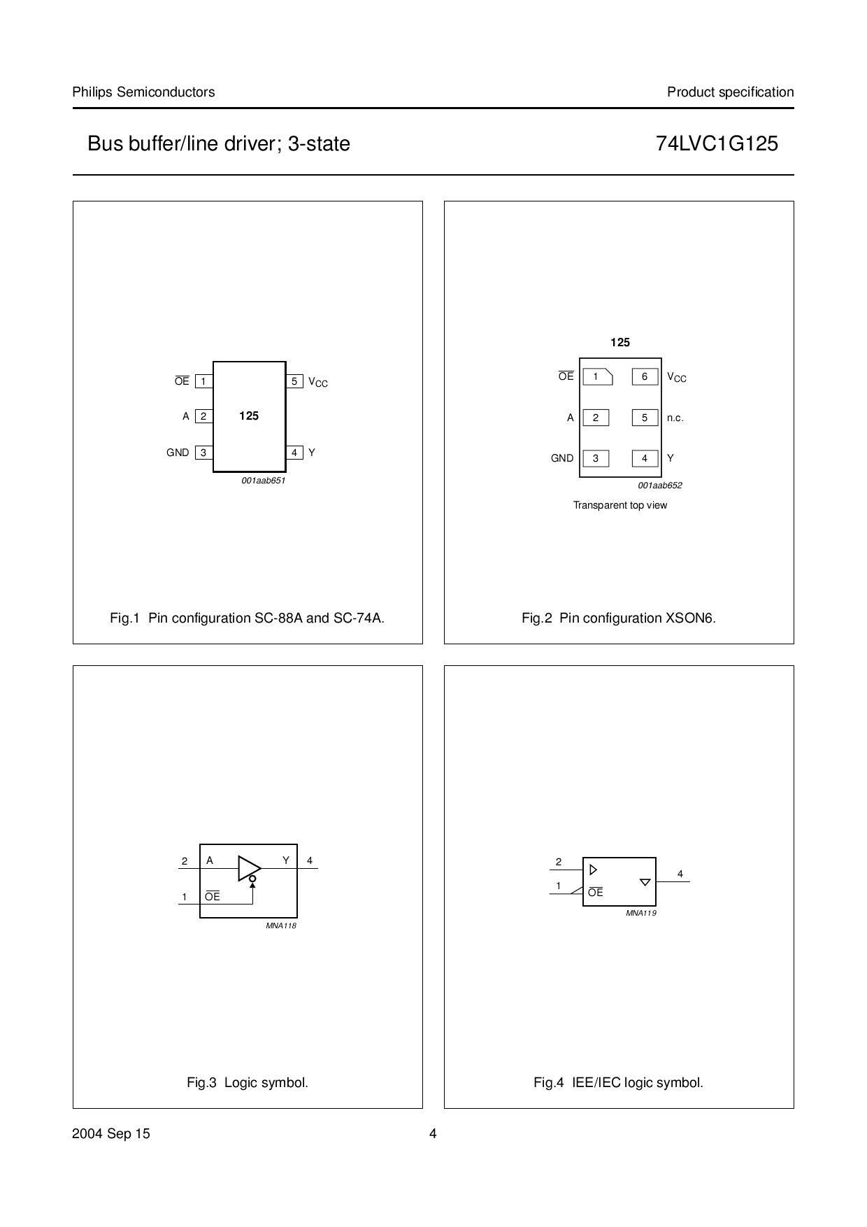 74LVC1G125GV,125_（Nexperia(安世)）74LVC1G125GV,125中文资料_价格_PDF手册-立创电子商城