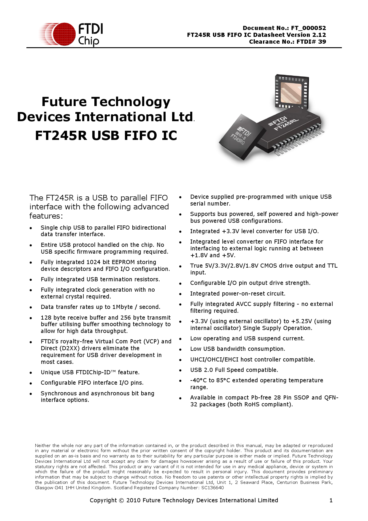FT245RL-REEL_（FTDI(飞特帝亚)）FT245RL-REEL中文资料_价格_PDF手册-立创电子商城