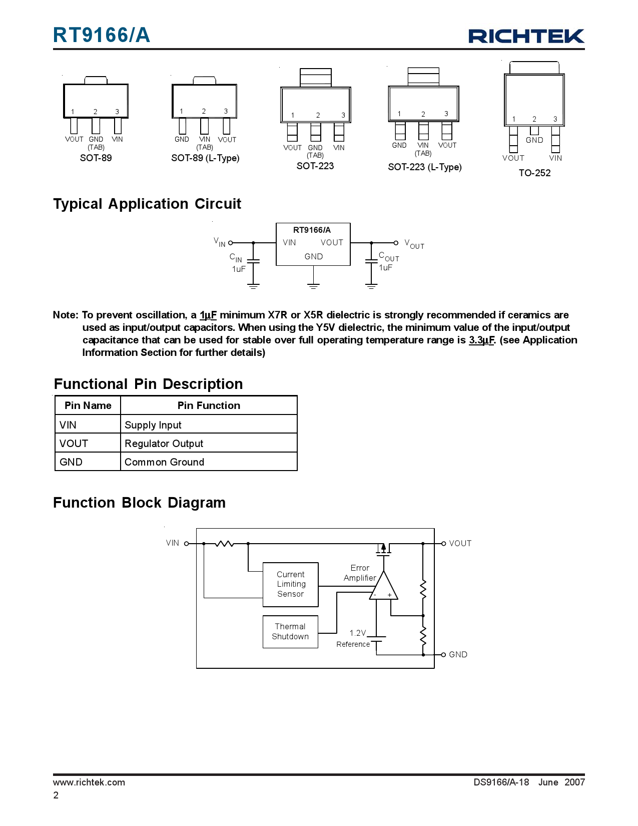 RT9166A-12GXL_（RICHTEK(台湾立锜)）RT9166A-12GXL中文资料_价格_PDF手册-立创电子商城