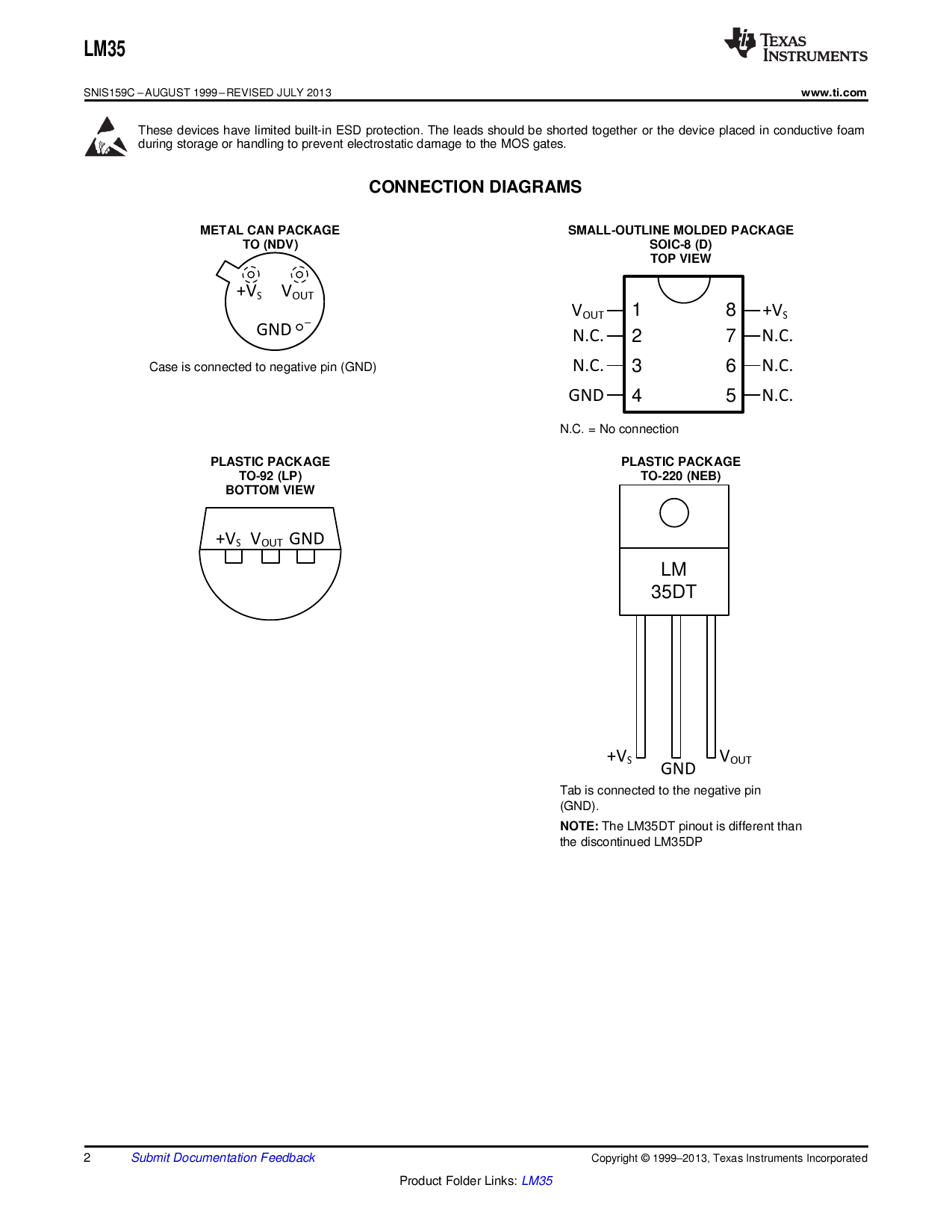 LM35DZ/NOPB_（TI(德州仪器)）LM35DZ/NOPB中文资料_价格_PDF手册-立创电子商城