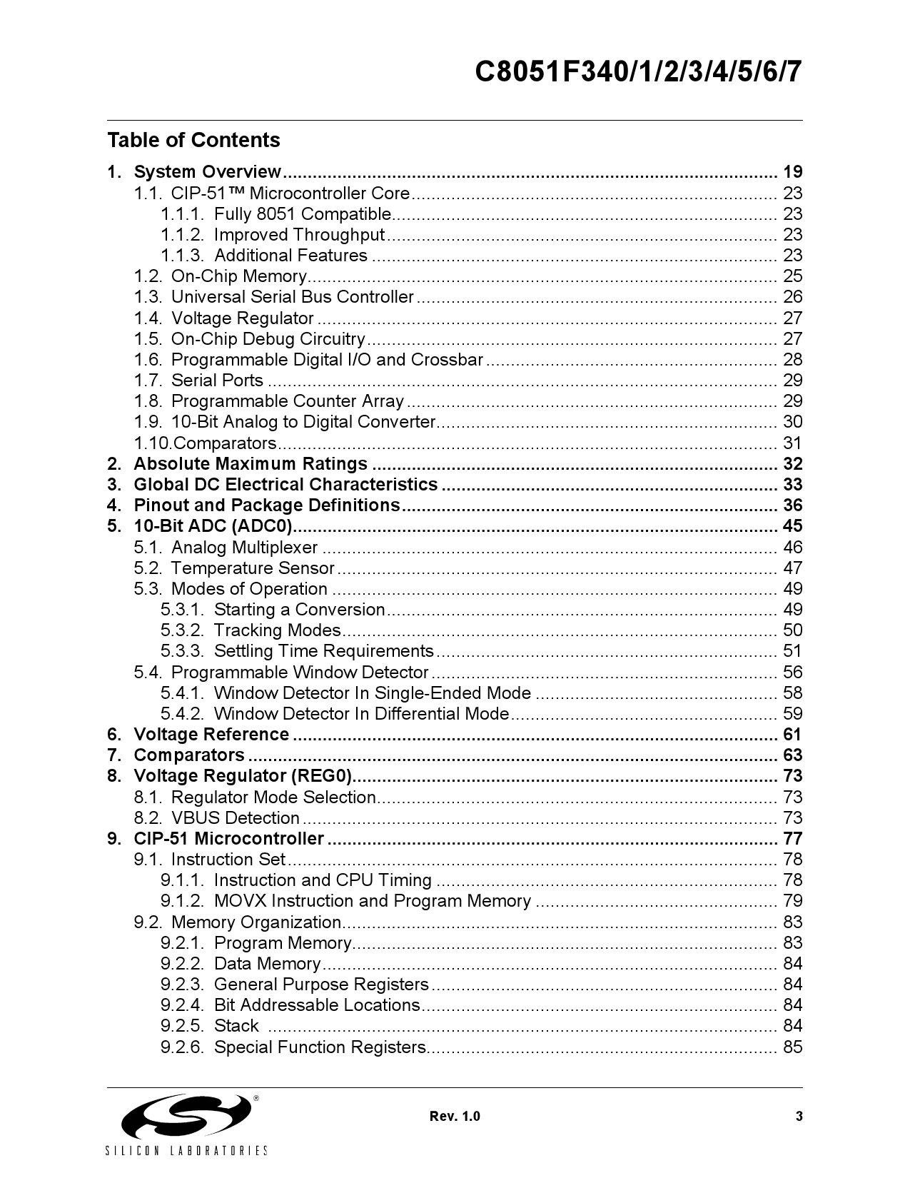 C8051F340-GQR_（SILICON LABS(芯科)）C8051F340-GQR中文资料_价格_PDF手册-立创电子商城