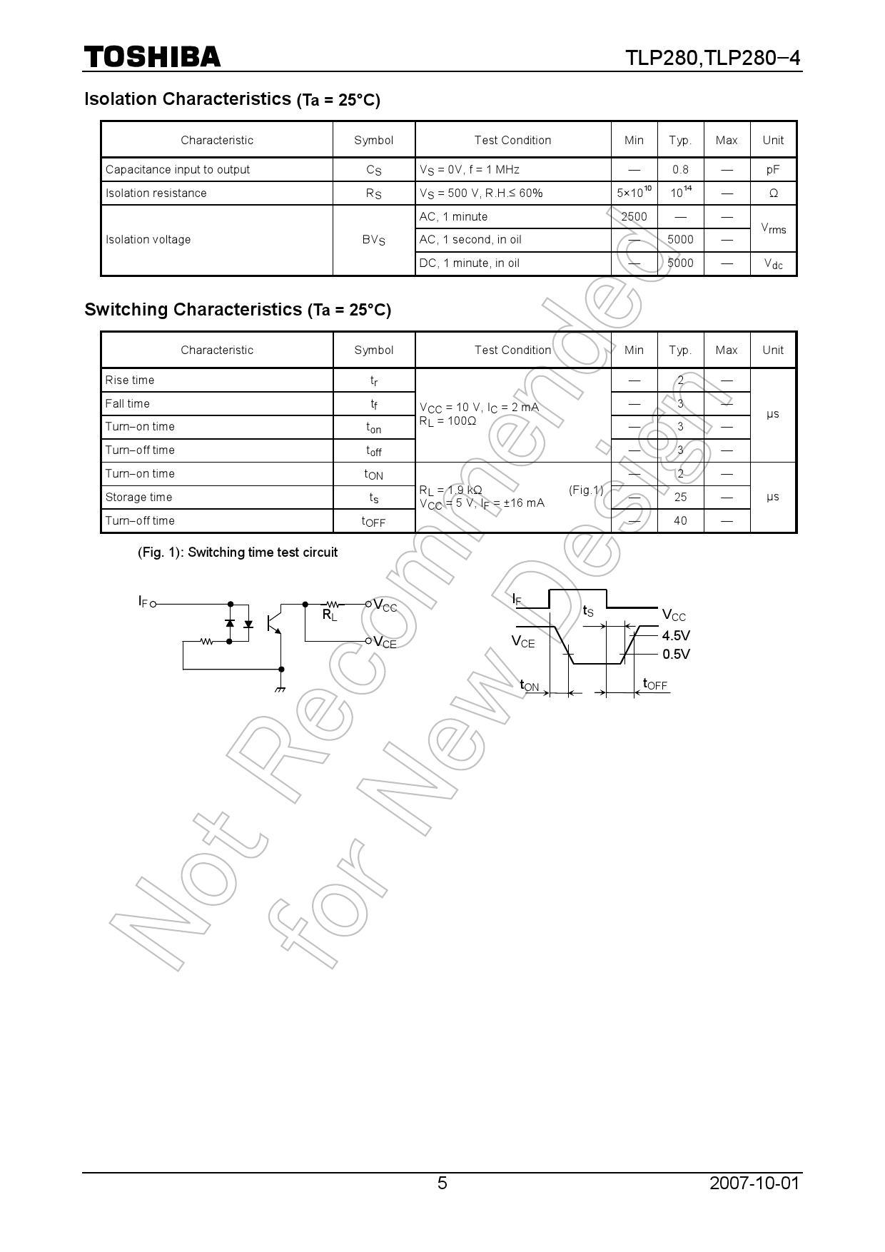 TLP280-4_（TOSHIBA(东芝)）TLP280-4中文资料_价格_PDF手册-立创电子商城