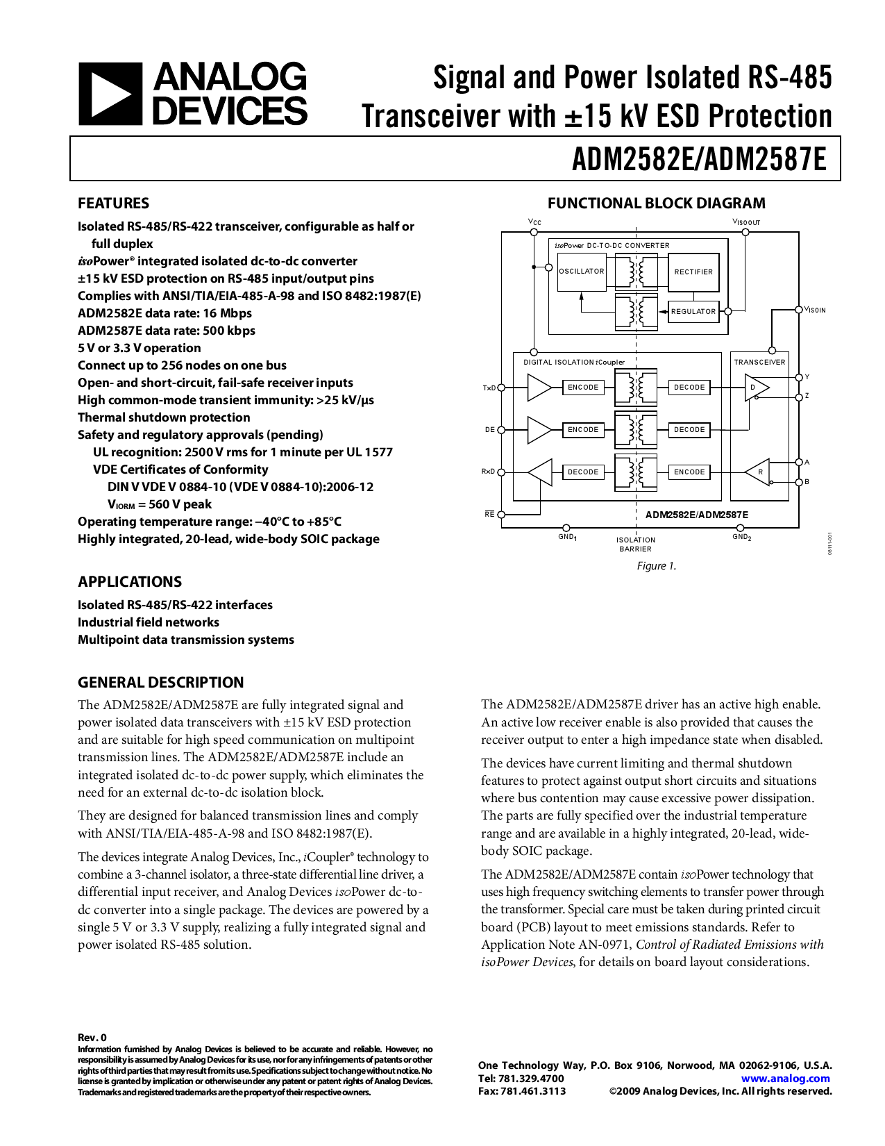 ADM2582EBRWZ_（ADI(亚德诺)）ADM2582EBRWZ中文资料_价格_PDF手册-立创电子商城