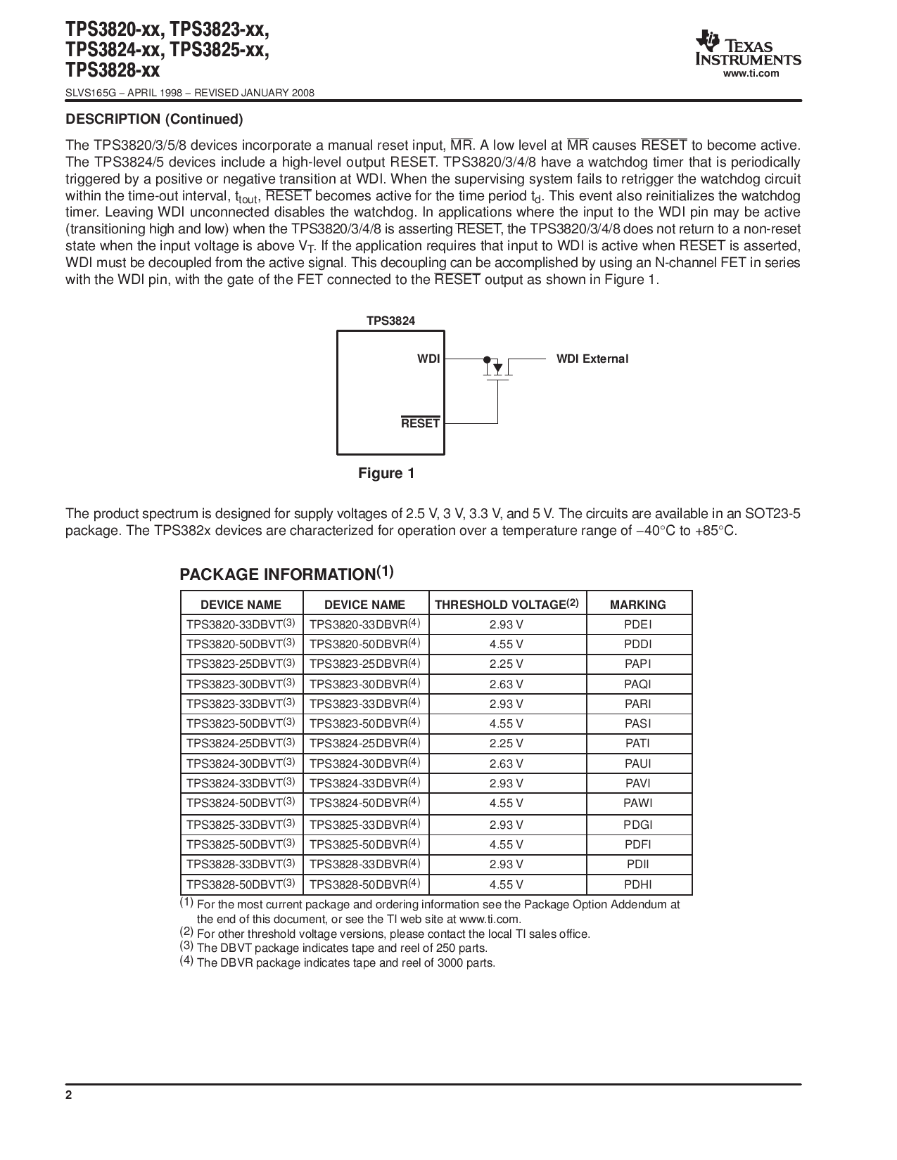 TPS3828-33DBVR_（TI(德州仪器)）TPS3828-33DBVR中文资料_价格_PDF手册-立创电子商城