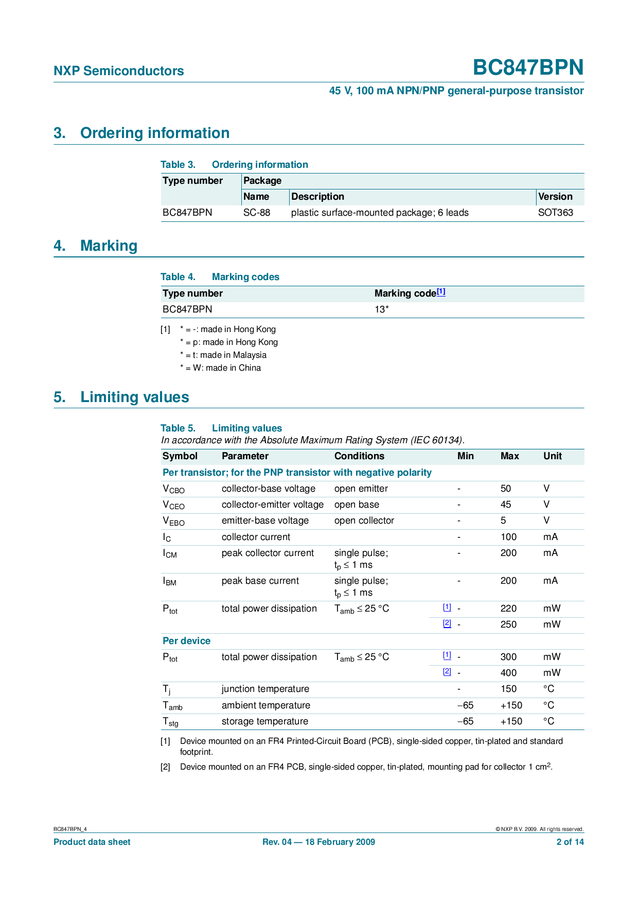 BC847BPN,115_（Nexperia(安世)）BC847BPN,115中文资料_价格_PDF手册-立创电子商城