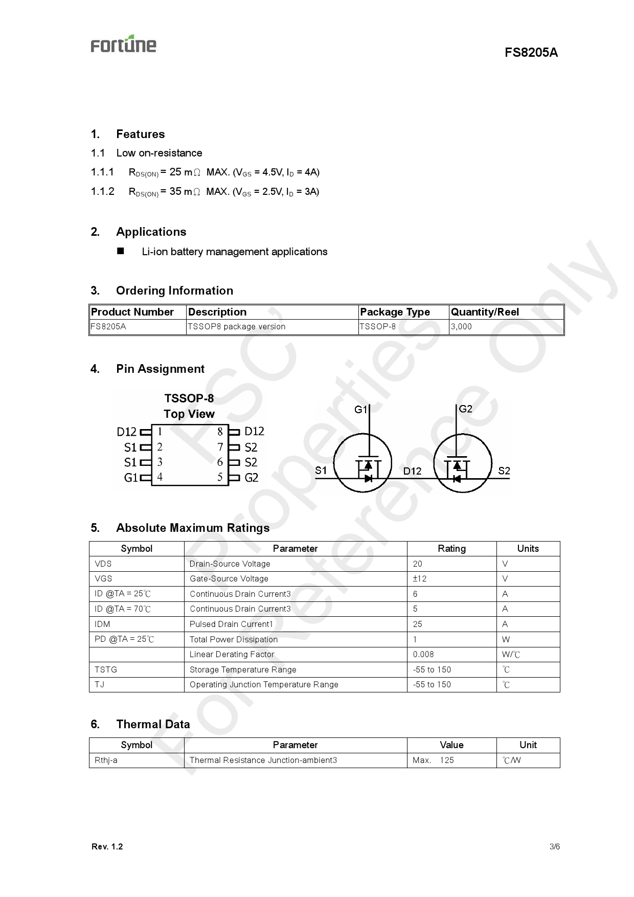 FS8205A_（FORTUNE(台湾富晶)）FS8205A中文资料_价格_PDF手册-立创电子商城