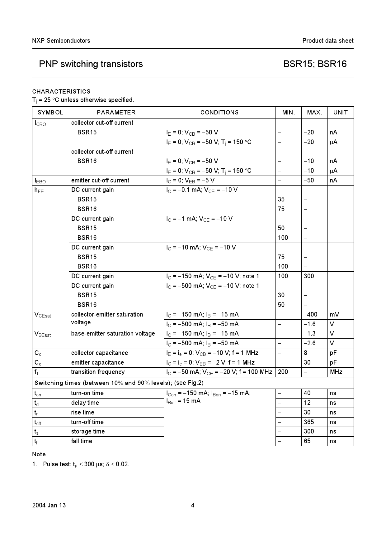 BSR16,215_（Nexperia(安世)）BSR16,215中文资料_价格_PDF手册-立创电子商城