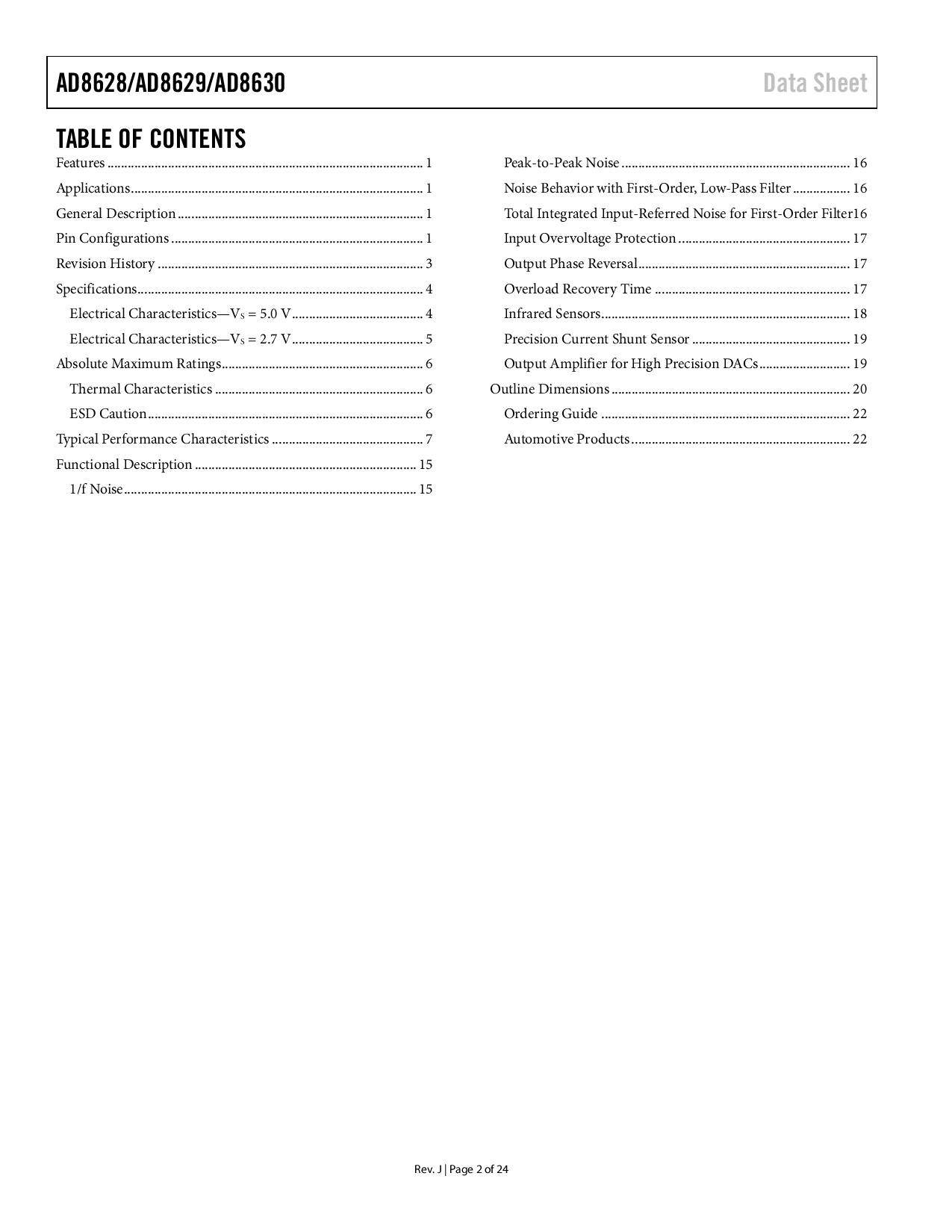 AD8629ARZ-REEL7_（ADI(亚德诺)/LINEAR）AD8629ARZ-REEL7中文资料_价格_PDF手册-立创电子商城