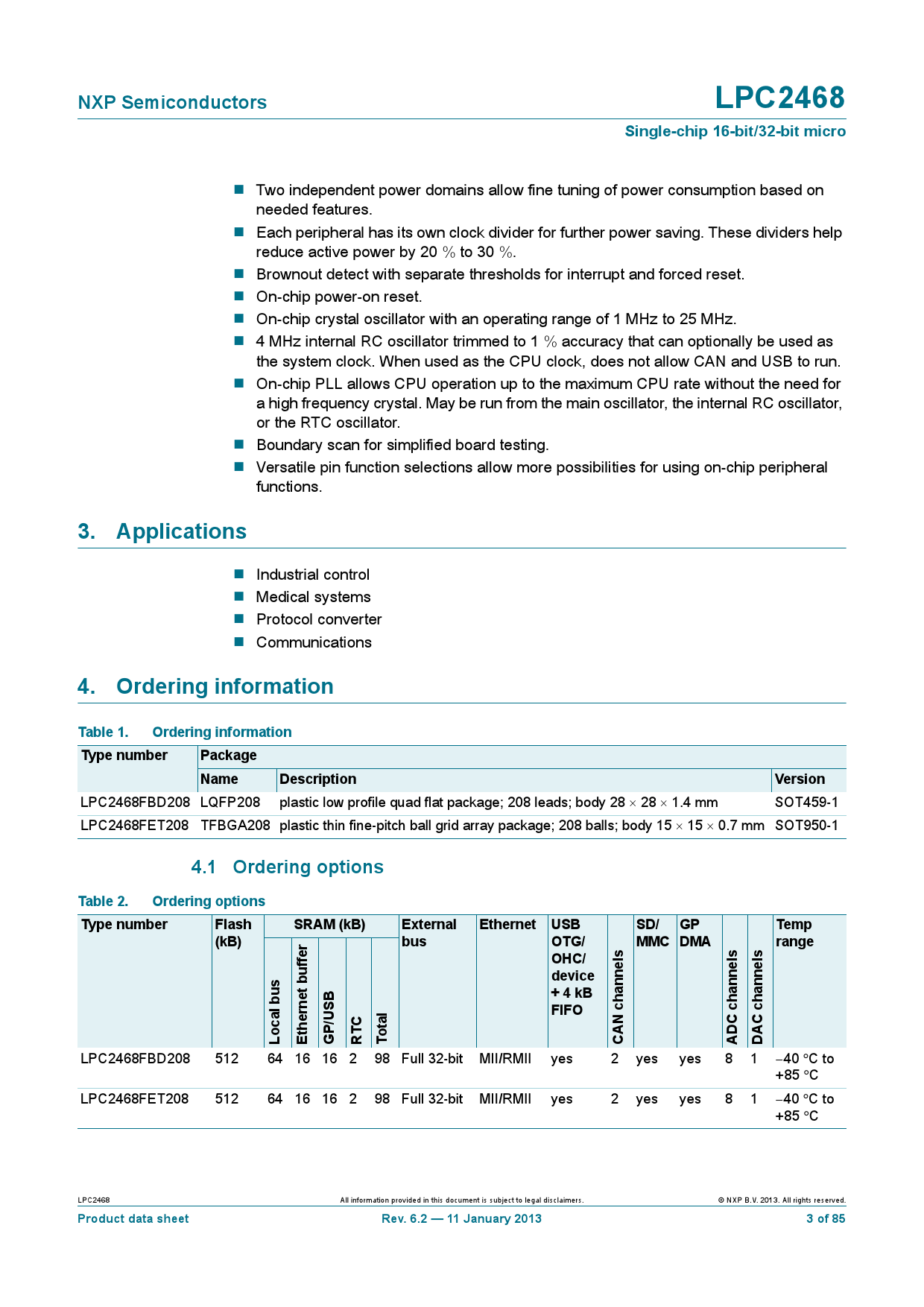 LPC2468FBD208,551_（NXP(恩智浦)）LPC2468FBD208,551中文资料_价格_PDF手册-立创电子商城