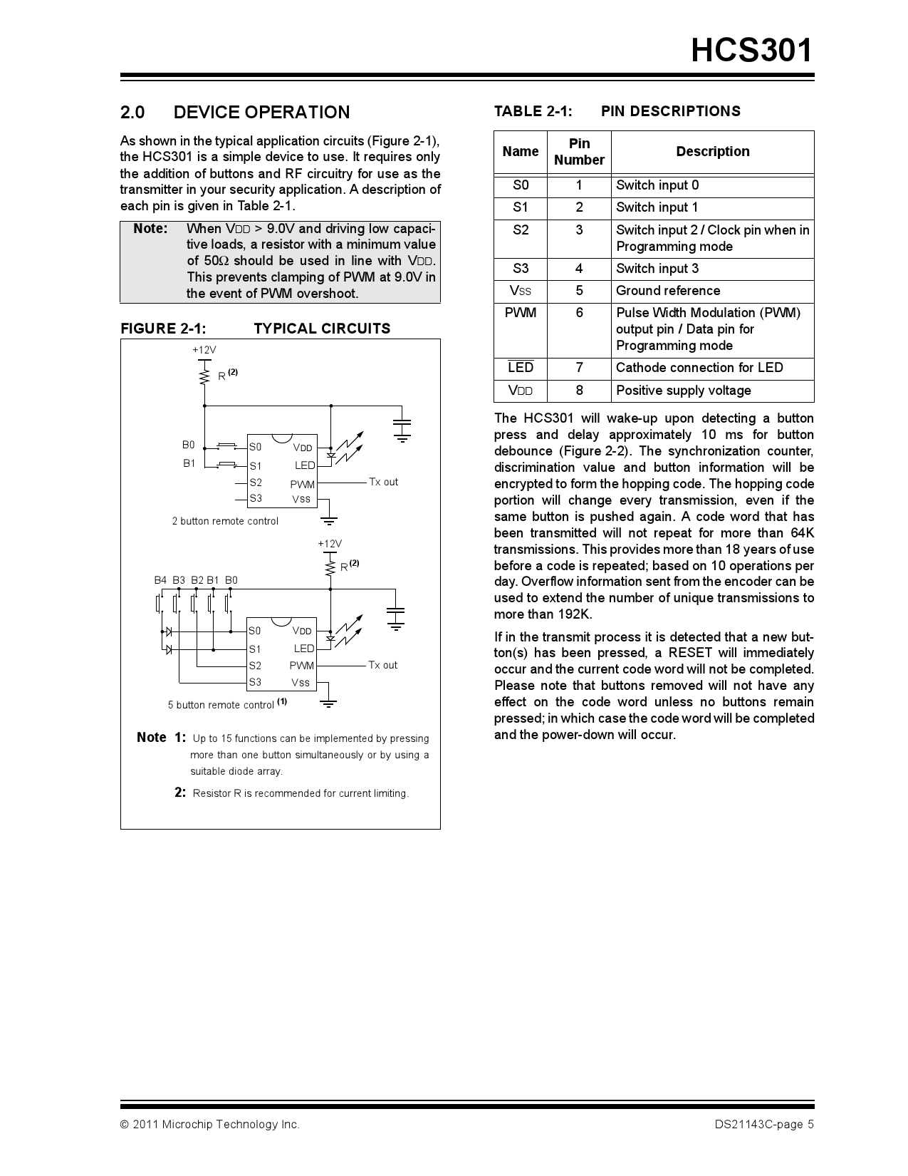 HCS301-I/SN_（MICROCHIP(美国微芯)）HCS301-I/SN中文资料_价格_PDF手册-立创电子商城