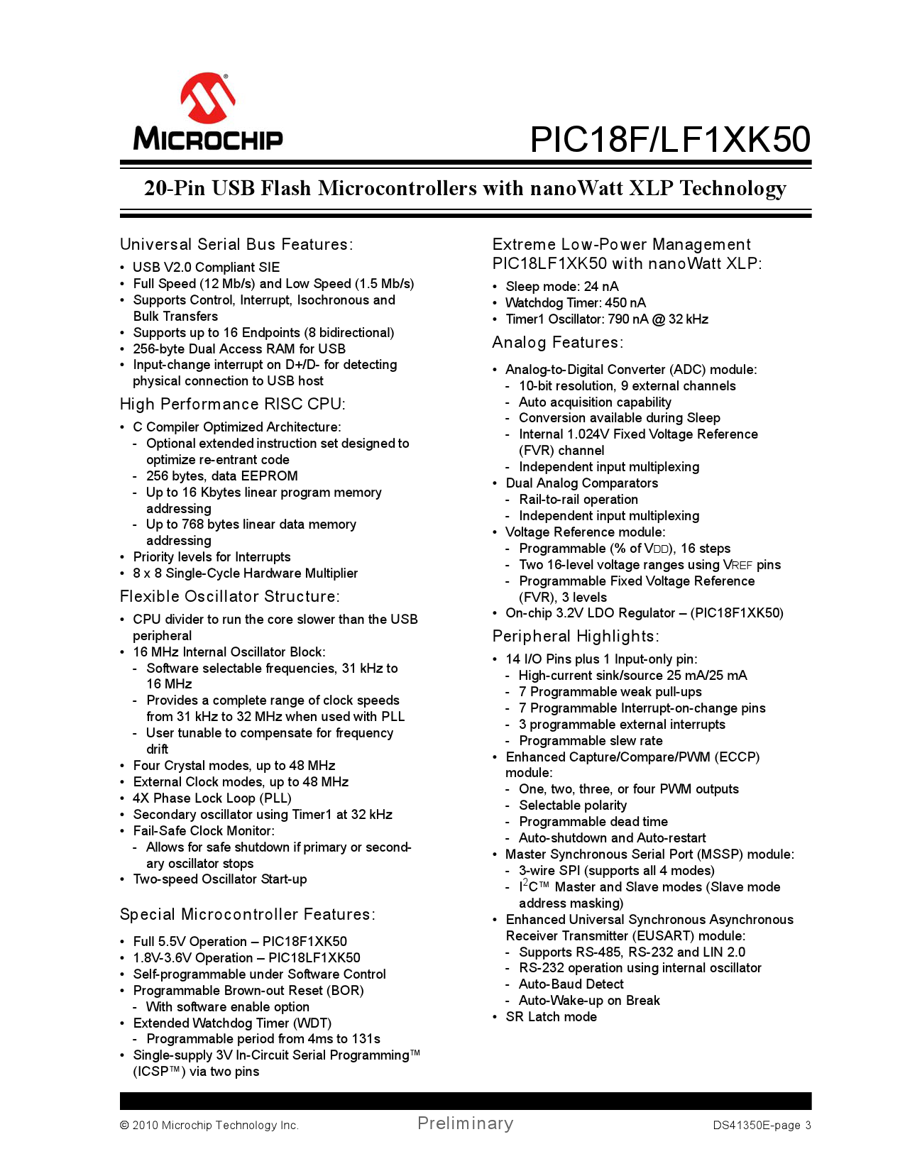 PIC18F14K50-I/SS_（MICROCHIP(美国微芯)）PIC18F14K50-I/SS中文资料_价格_PDF手册-立创电子商城
