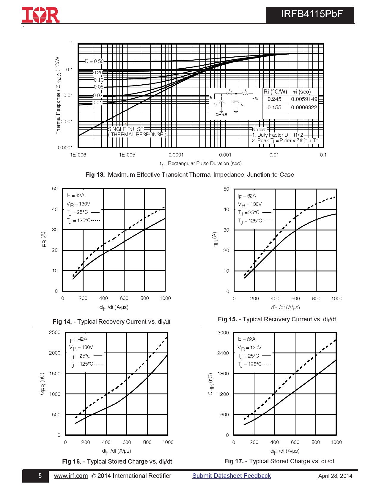 IRFB4115PBF_（Infineon(英飞凌)）IRFB4115PBF中文资料_价格_PDF手册-立创电子商城