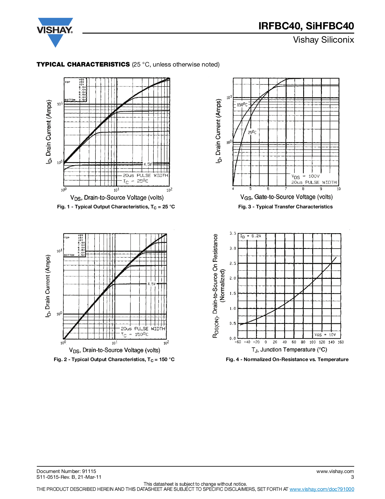 IRFBC40PBF_（Infineon(英飞凌)）IRFBC40PBF中文资料_价格_PDF手册-立创电子商城