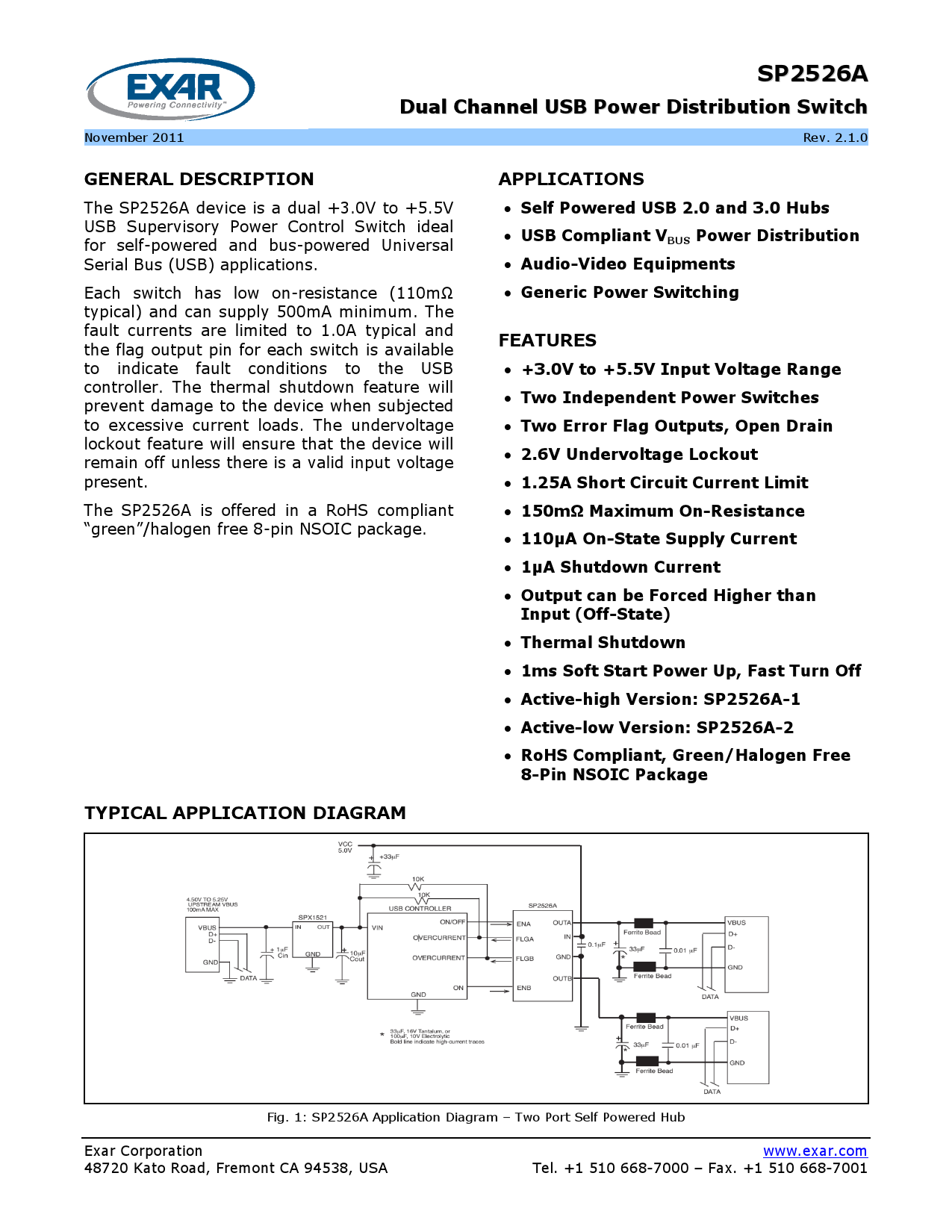 SP2526A-1EN-L/TR_（MaxLinear）SP2526A-1EN-L/TR中文资料_价格_PDF手册-立创电子商城