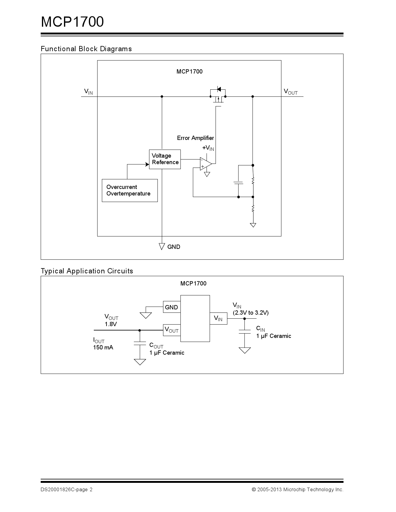 MCP1700T-3302E/TT_（MICROCHIP(美国微芯)）MCP1700T-3302E/TT中文资料_价格_PDF手册-立创电子商城