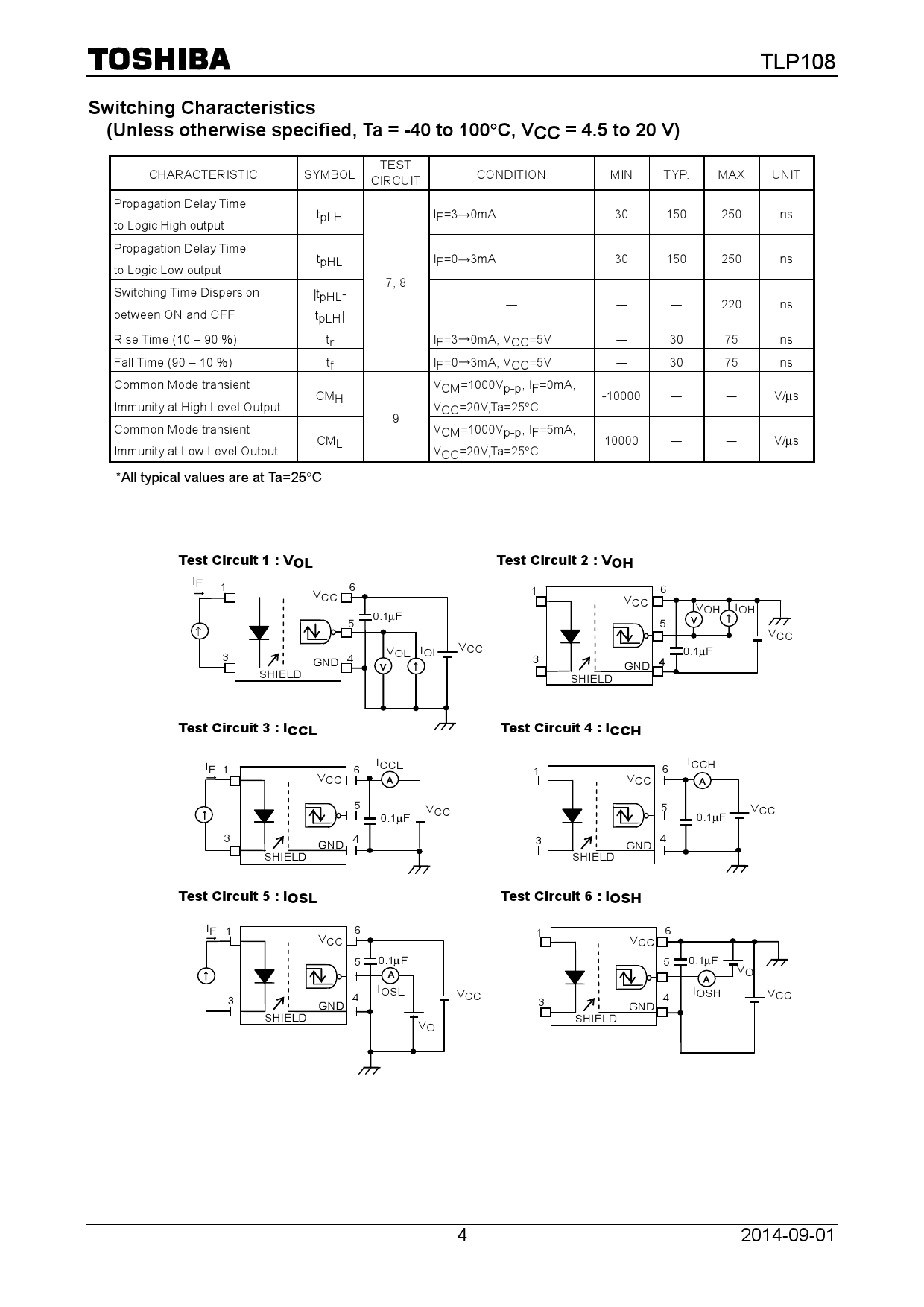 TLP108_（TOSHIBA(东芝)）TLP108中文资料_价格_PDF手册-立创电子商城