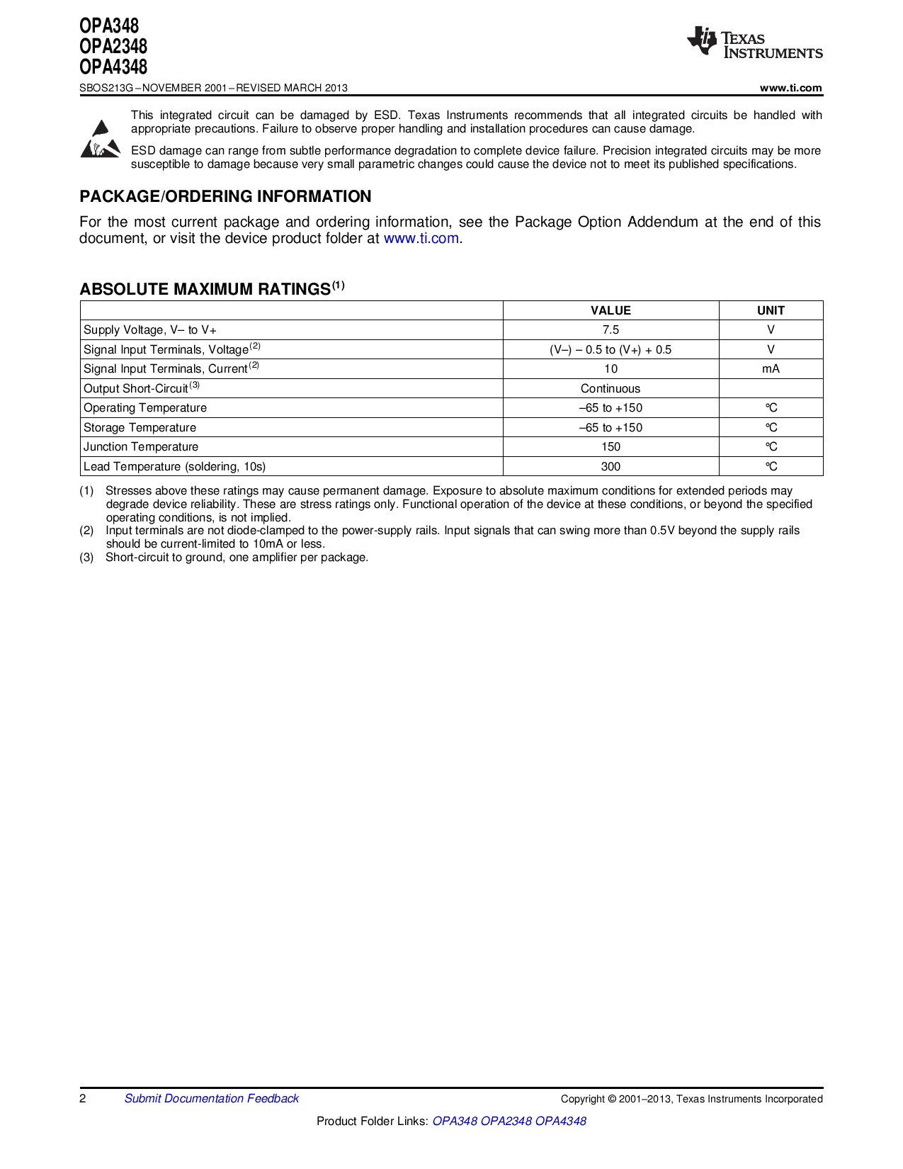 OPA2348AIDR_（TI(德州仪器)）OPA2348AIDR中文资料_价格_PDF手册-立创电子商城