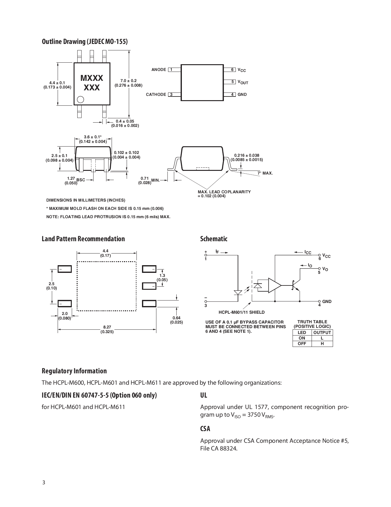 HCPL-M600-500E_（AVAGO(安华高)）HCPL-M600-500E中文资料_价格_PDF手册-立创电子商城