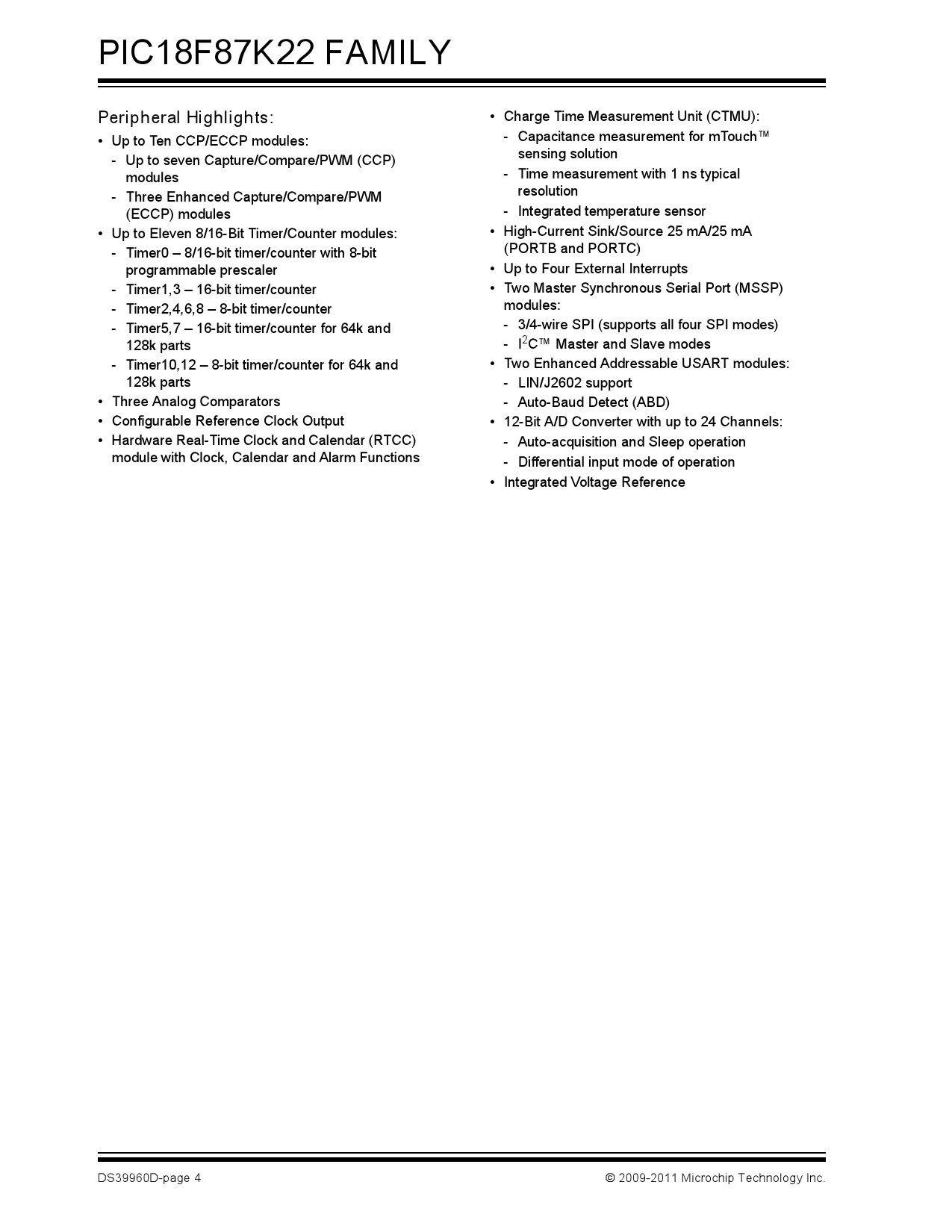 PIC18F87K22-I/PT_（MICROCHIP(美国微芯)）PIC18F87K22-I/PT中文资料_价格_PDF手册-立创电子商城