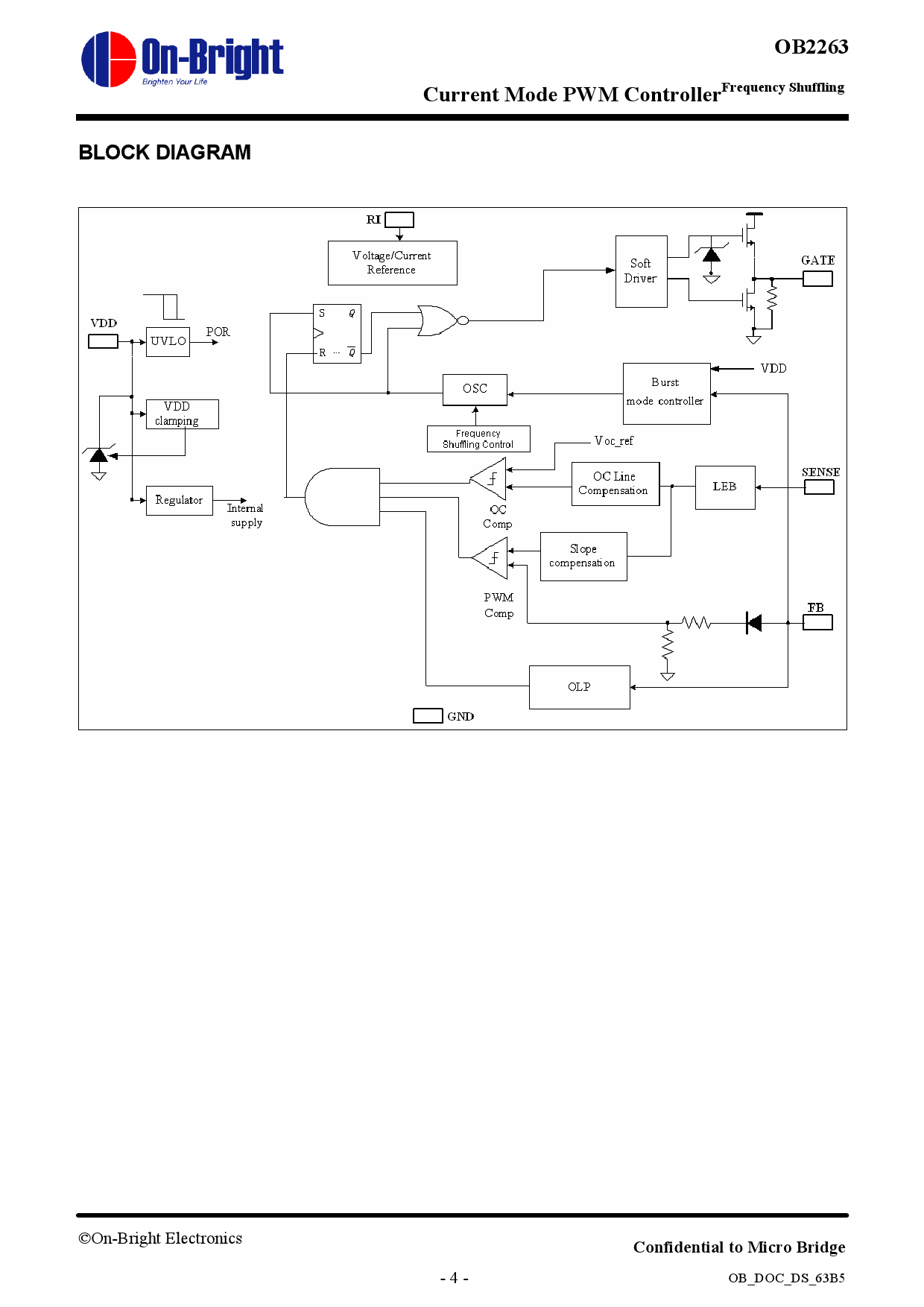OB2263MP_（OB(昂宝)）OB2263MP中文资料_价格_PDF手册-立创电子商城
