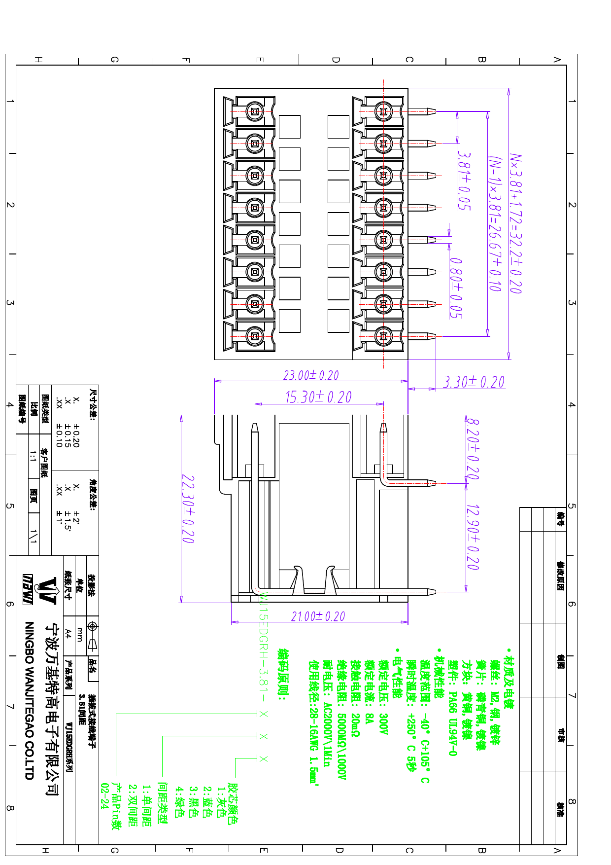 WJ15EDGRH-3.81-6P_（KANGNEX(康奈克斯电气)）WJ15EDGRH-3.81-6P中文资料_价格_PDF手册-立创电子商城