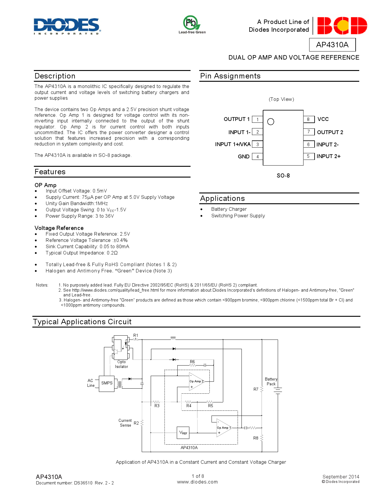 AP4310AMTR-G1_（DIODES(美台)）AP4310AMTR-G1中文资料_价格_PDF手册-立创电子商城