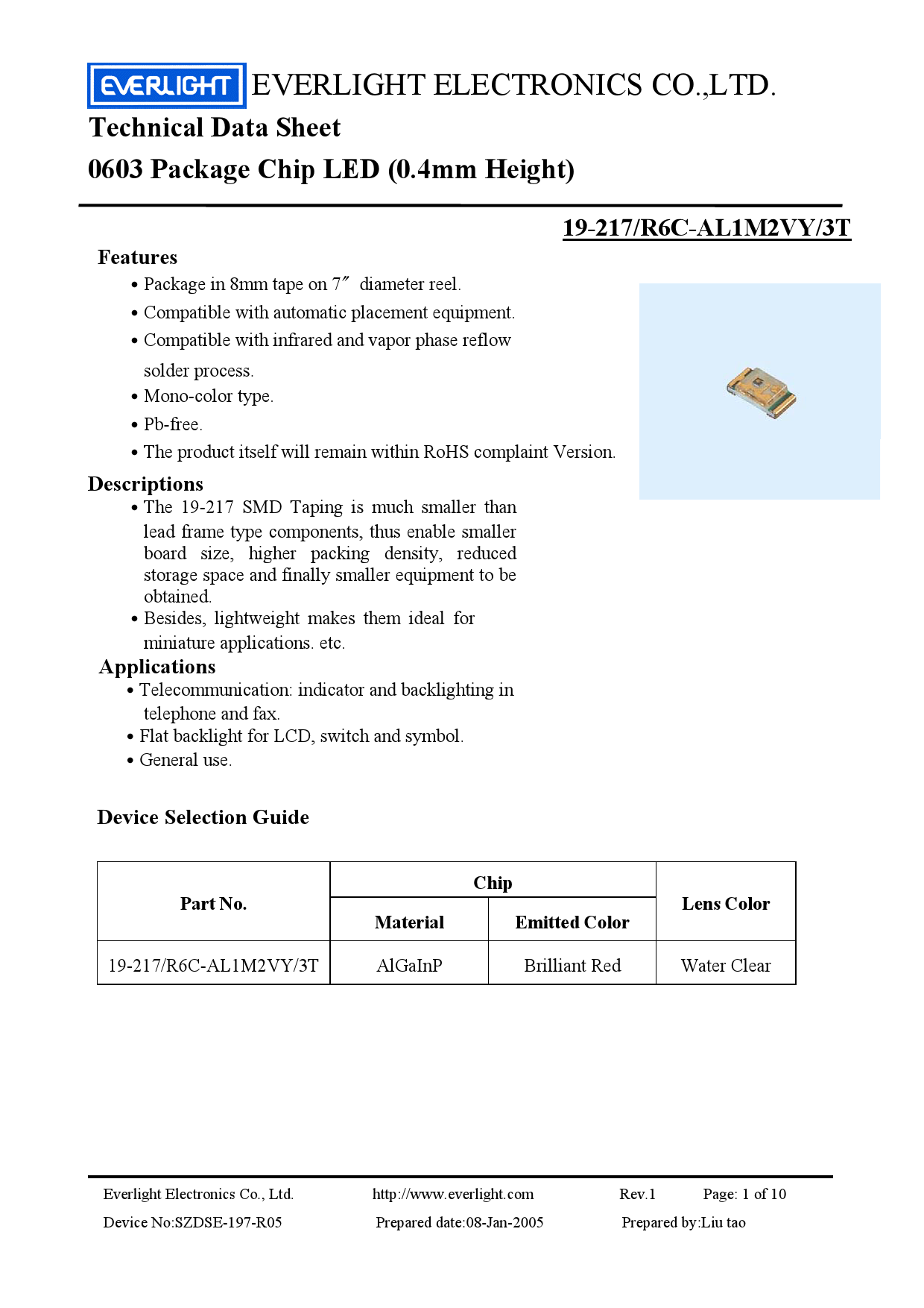 19-217/R6C-AL1M2VY/3T_（EVERLIGHT(亿光)）19-217/R6C-AL1M2VY/3T中文资料_价格_PDF手册 ...