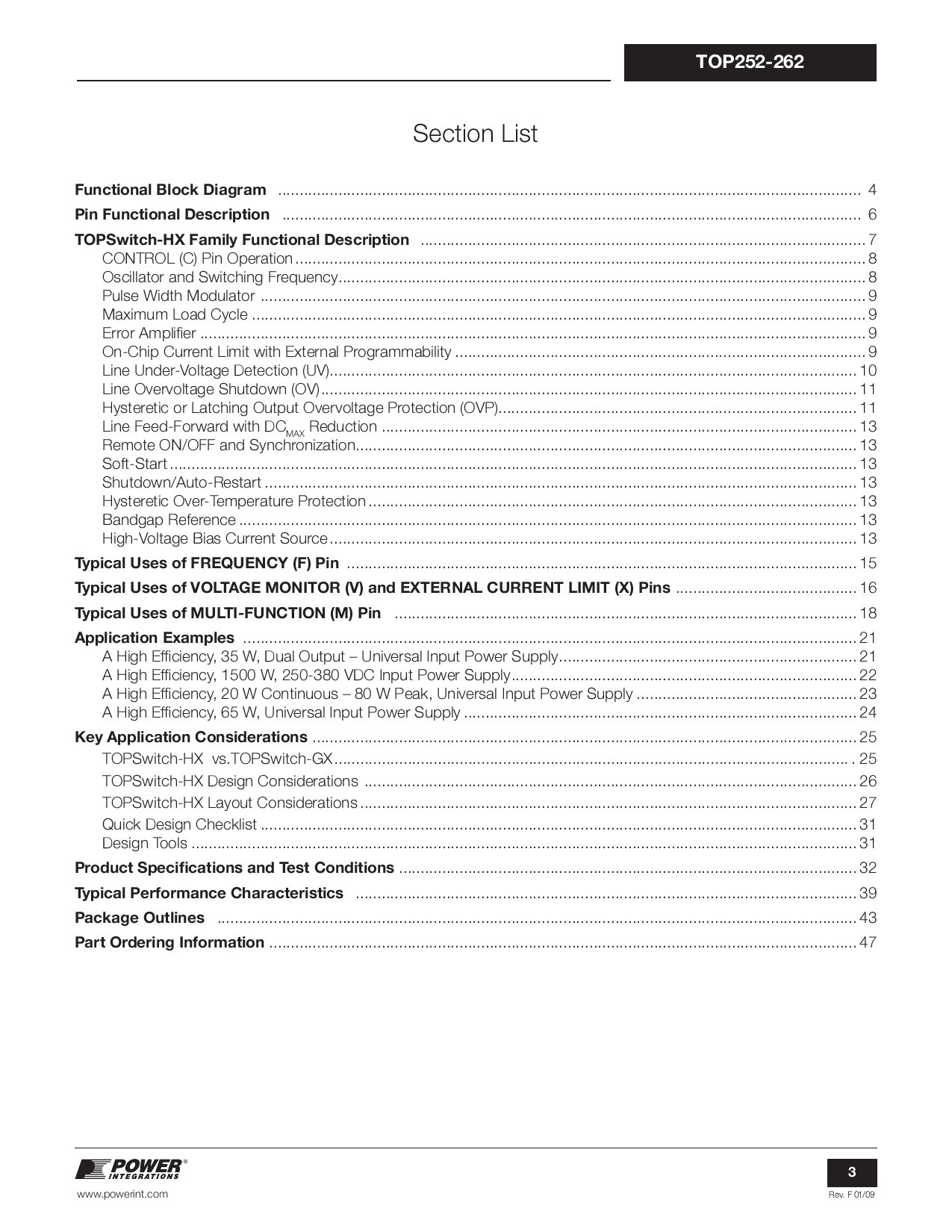 TOP258PN_（Power Integrations(帕沃英蒂格盛)）TOP258PN中文资料_价格_PDF手册-立创电子商城