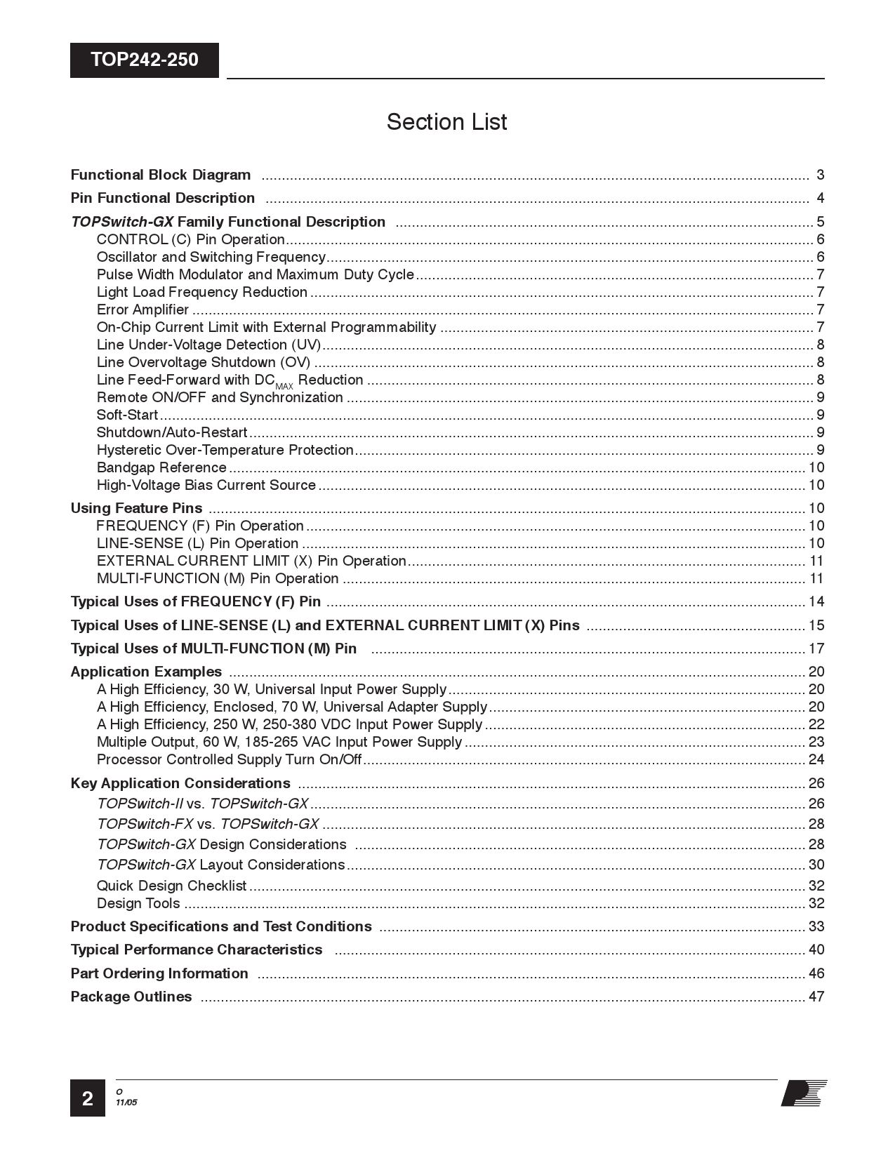 TOP243YN_（Power Integrations(帕沃英蒂格盛)）TOP243YN中文资料_价格_PDF手册-立创电子商城