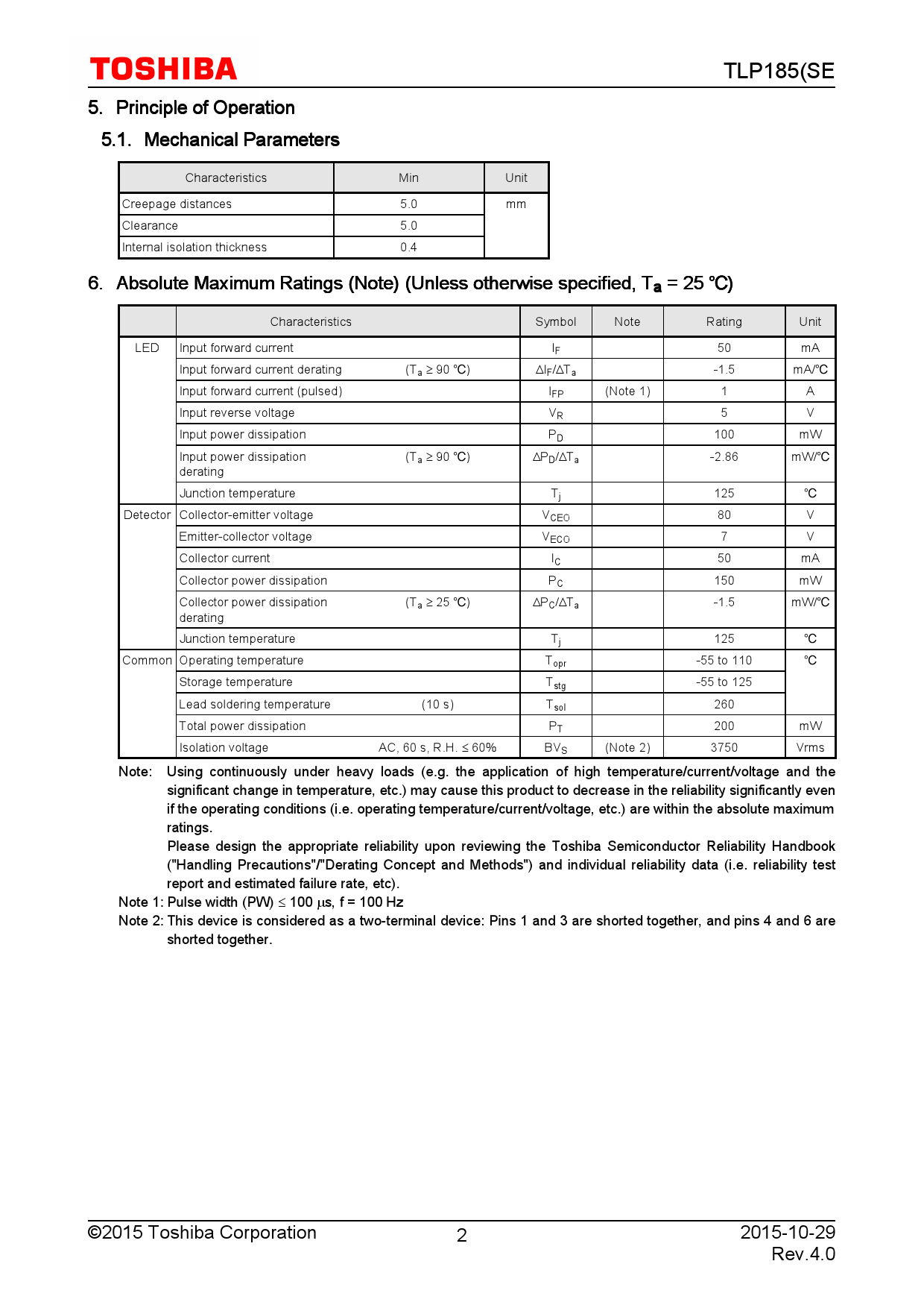 TLP185(GB-TPL,SE(T_（TOSHIBA(东芝)）TLP185(GB-TPL,SE(T中文资料_价格_PDF手册-立创电子商城