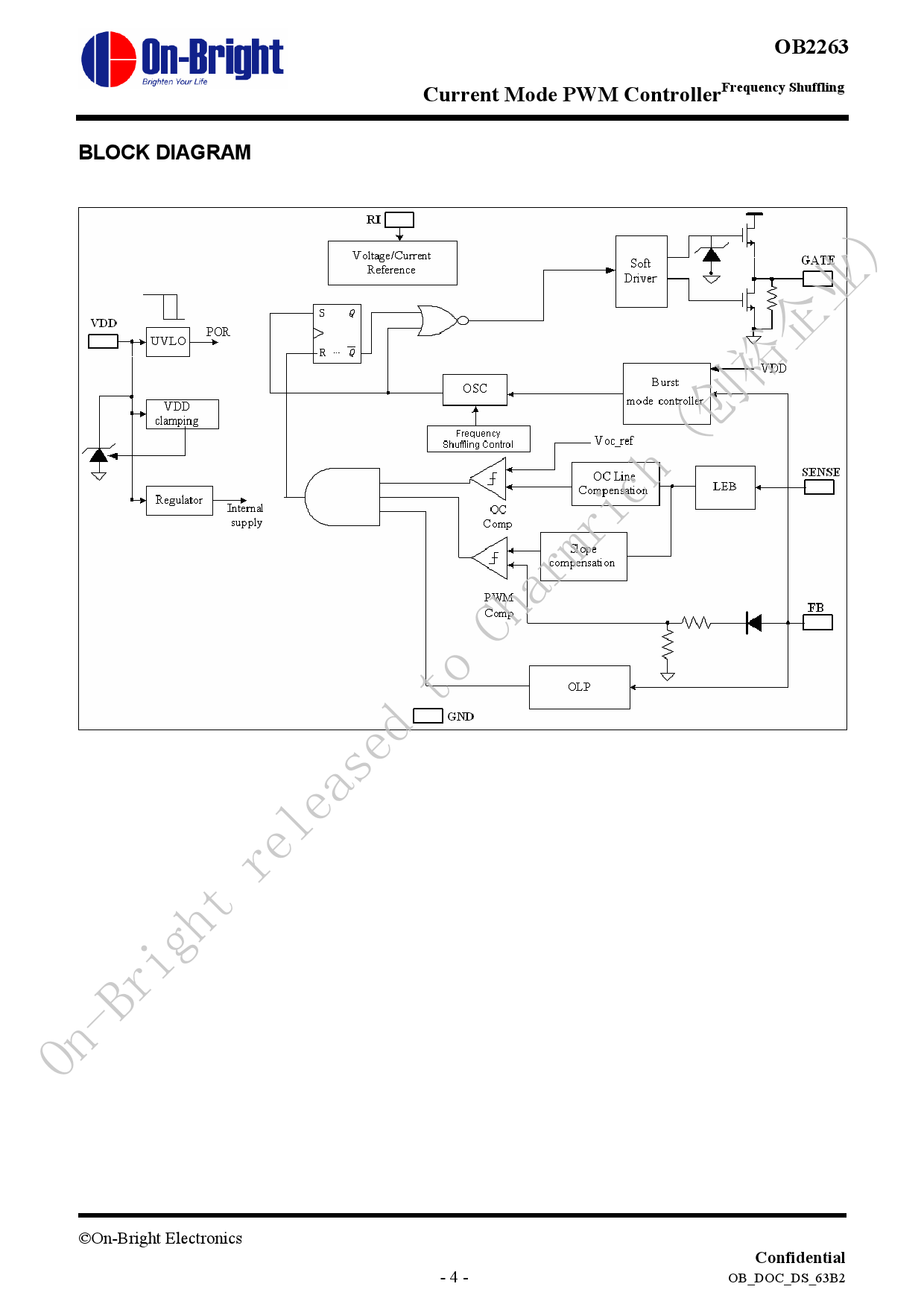 OB2263AP_（OB(昂宝)）OB2263AP中文资料_价格_PDF手册-立创电子商城
