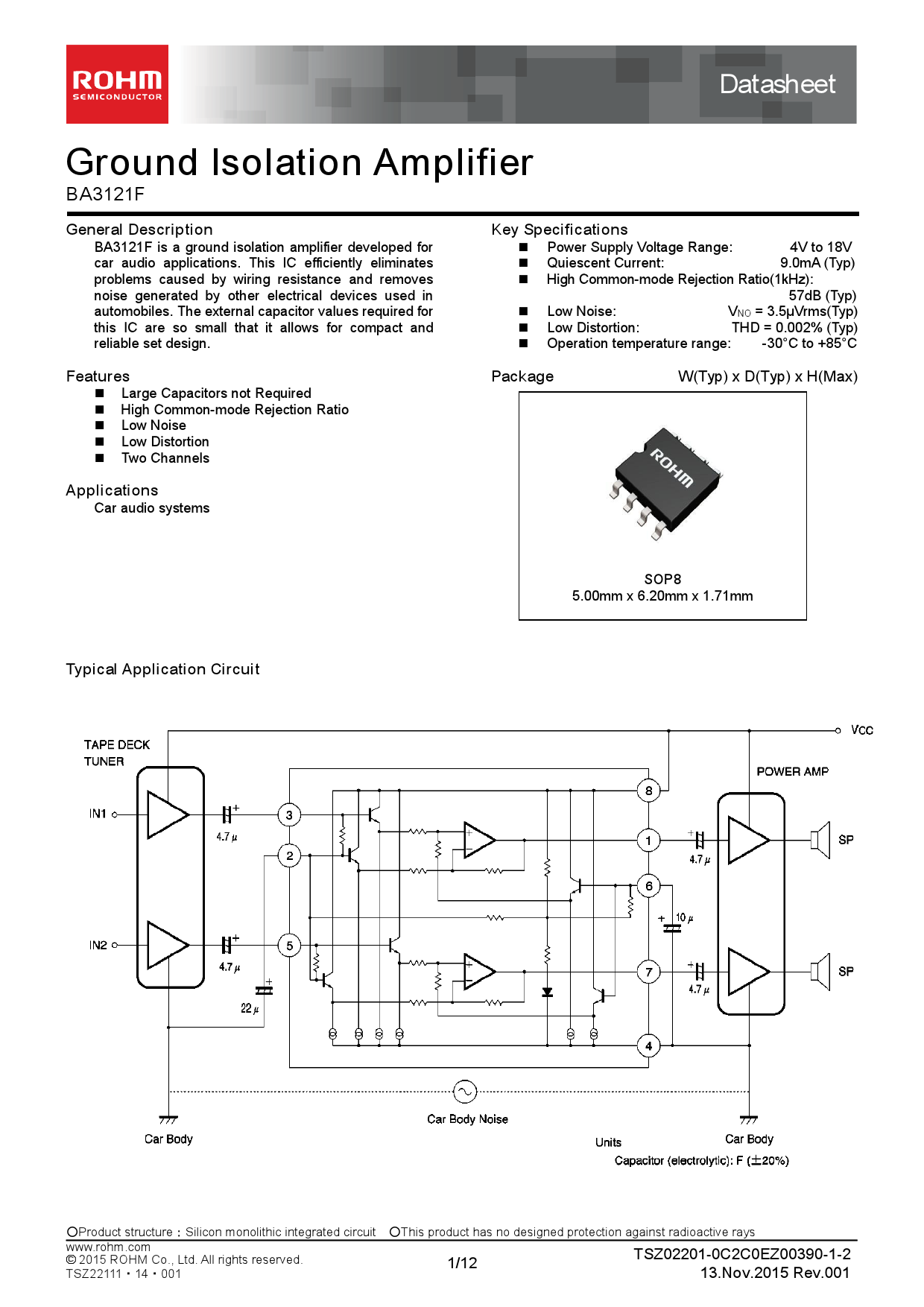 BA3121F-E2_（ROHM(罗姆)）BA3121F-E2中文资料_价格_PDF手册-立创电子商城