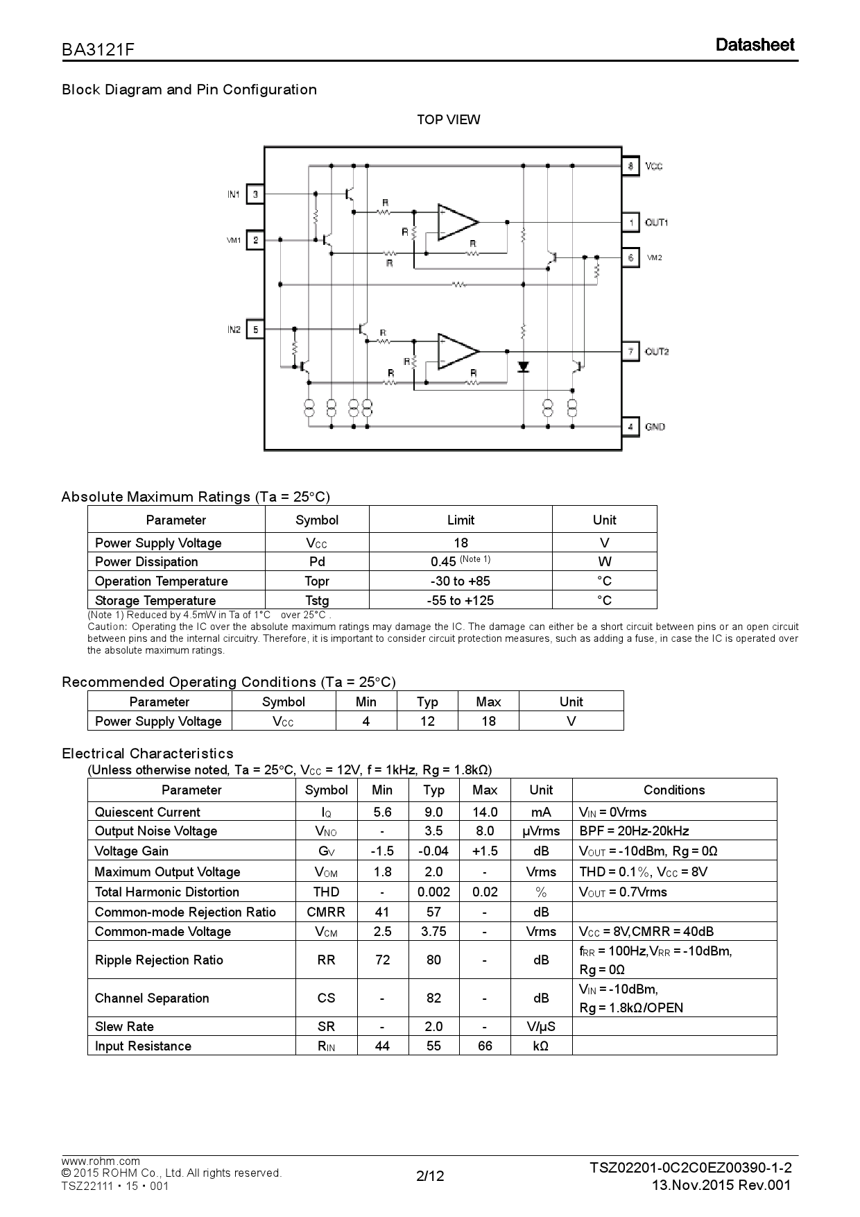BA3121F-E2_（ROHM(罗姆)）BA3121F-E2中文资料_价格_PDF手册-立创电子商城