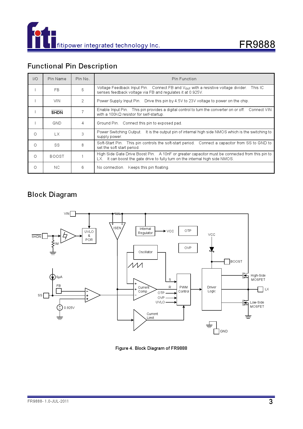 FR9888SPGTR_（FITIPOWER(天钰)）FR9888SPGTR中文资料_价格_PDF手册-立创电子商城