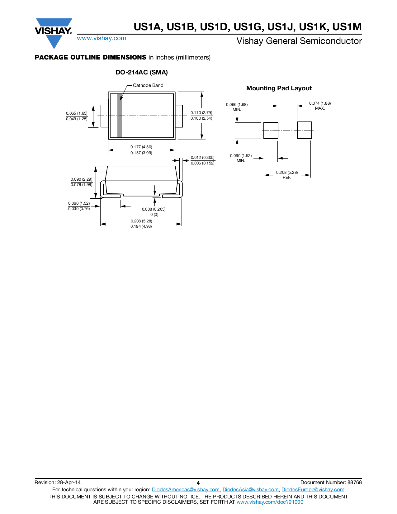 US1M-E3/61T_（VISHAY(威世)）US1M-E3/61T中文资料_价格_PDF手册-立创电子商城