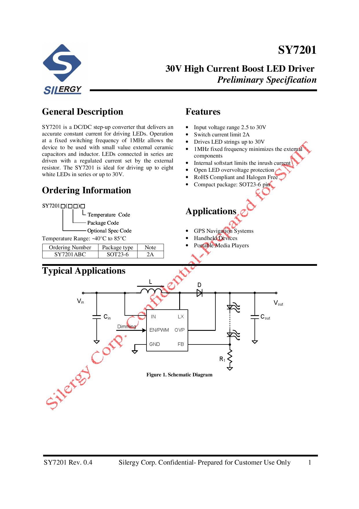 SY7201ABC_（矽力杰silergy）SY7201ABC中文资料_价格_PDF手册-立创电子商城