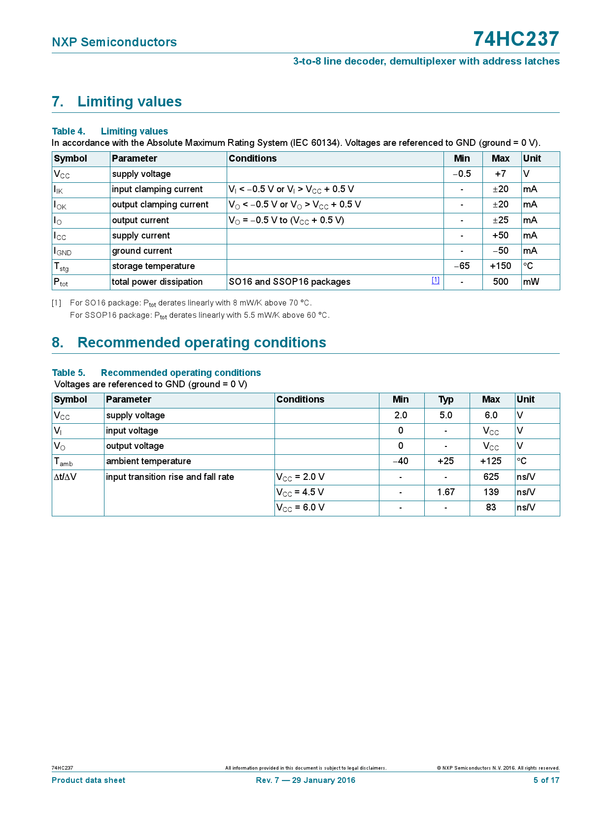 74HC237D,653_（Nexperia(安世)）74HC237D,653中文资料_价格_PDF手册-立创电子商城